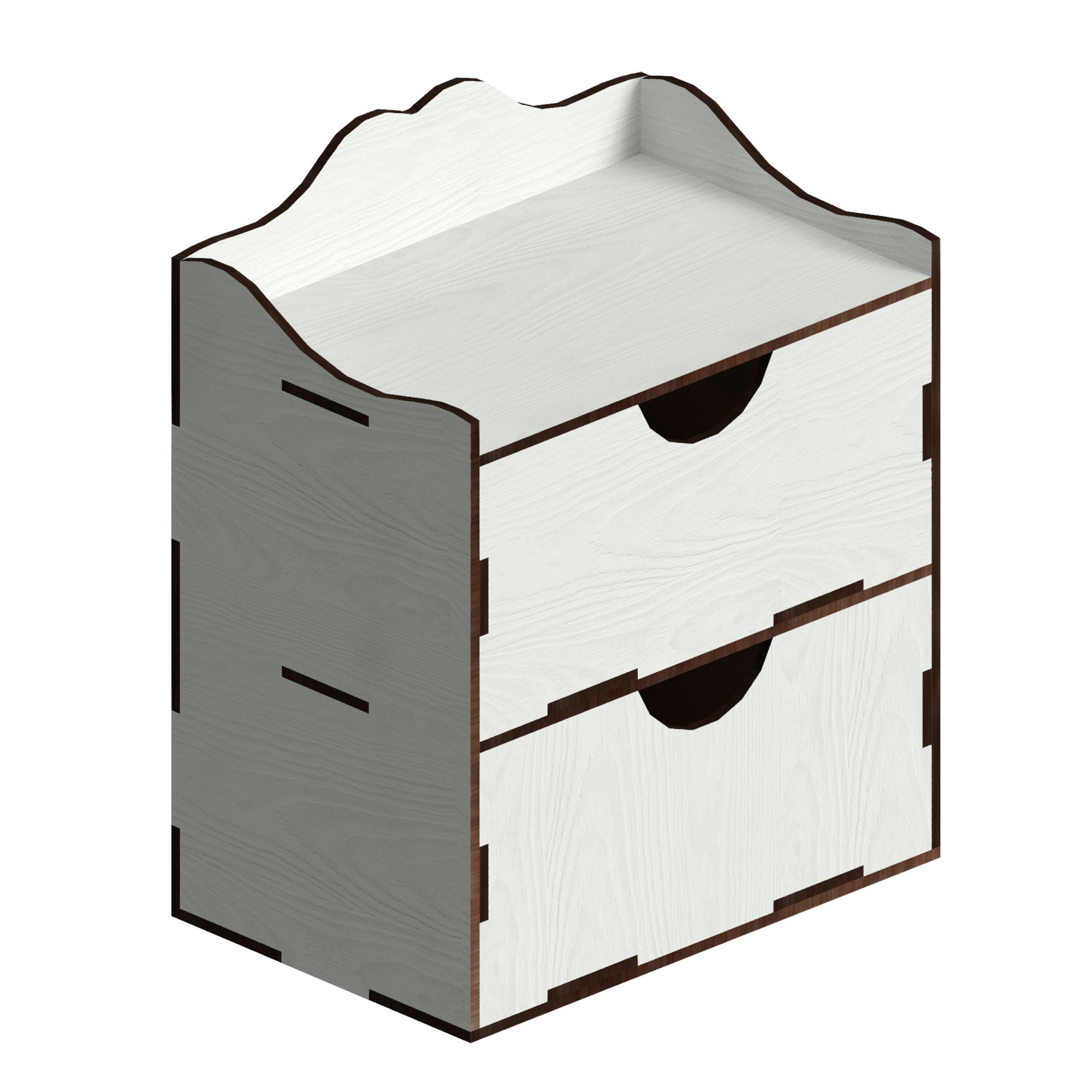 Desktop Drawer Laser Cut Files Svgdxfpdfaicdreps | Etsy