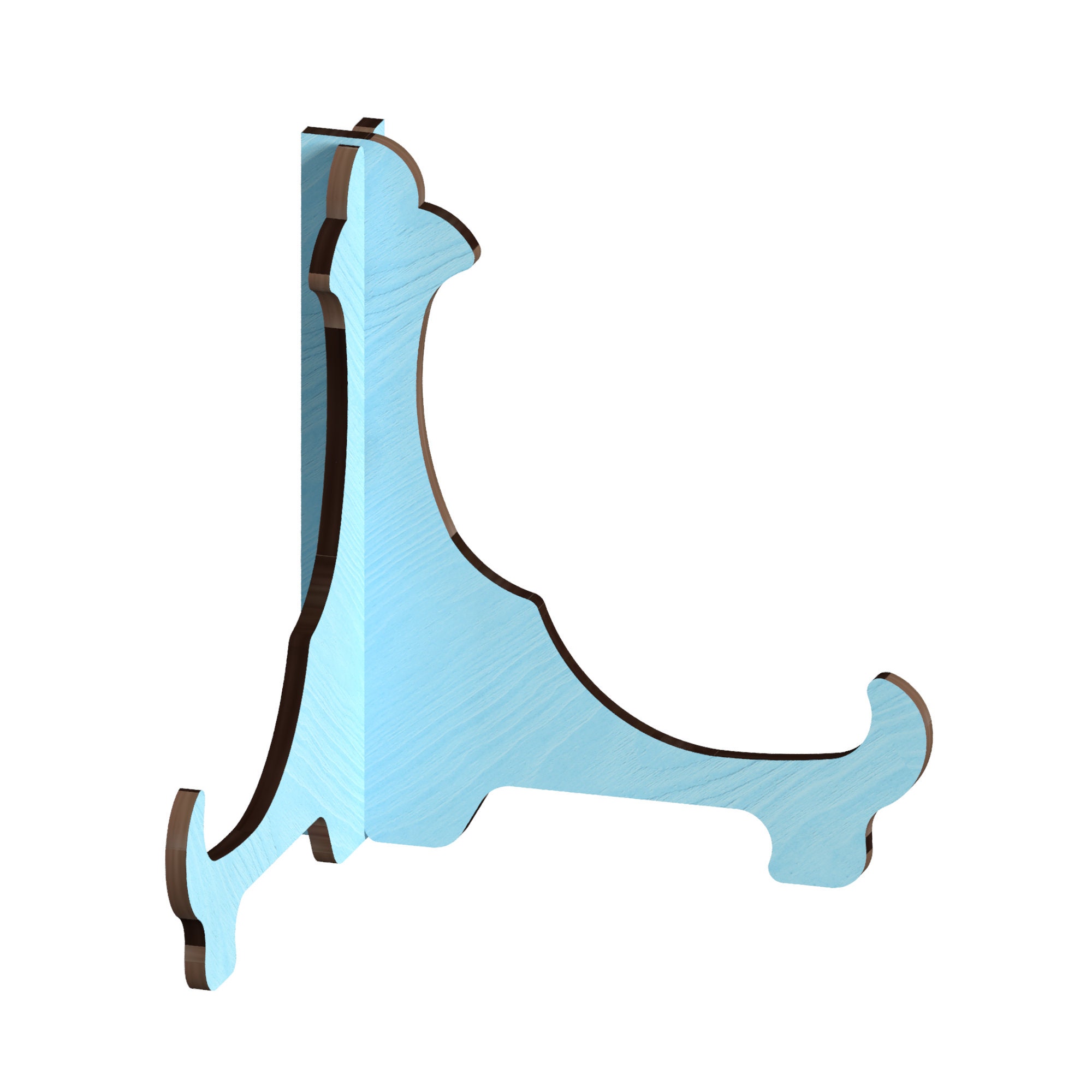 Plate Stand, Laser Cut Files - Svg+dxf+pdf+ai+cdr+eps - Laser Files ...
