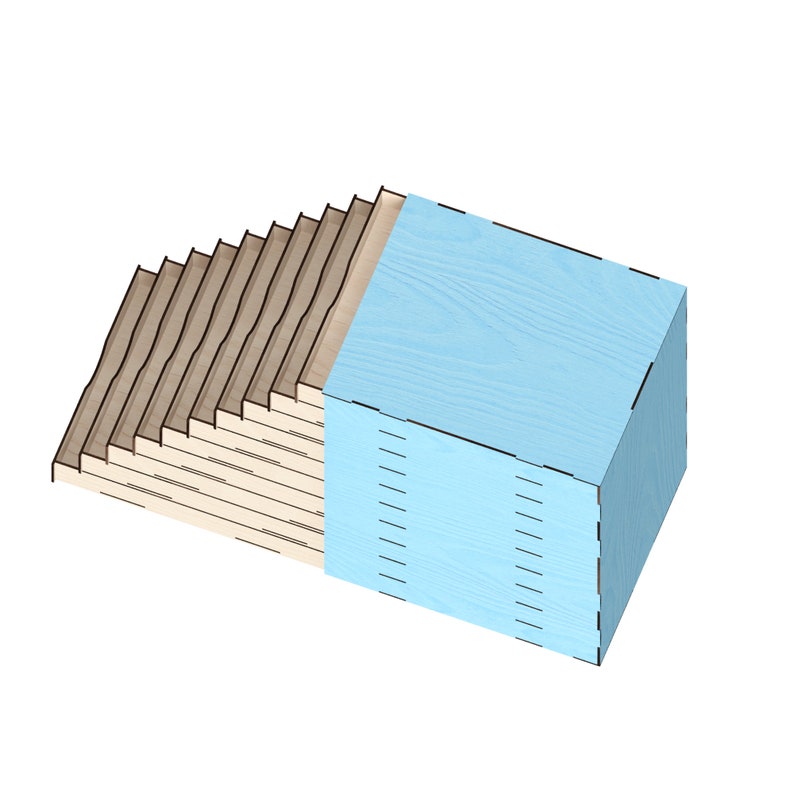 Letter Paper Tray Storage Box Laser Cut Files (digital Download) - Etsy