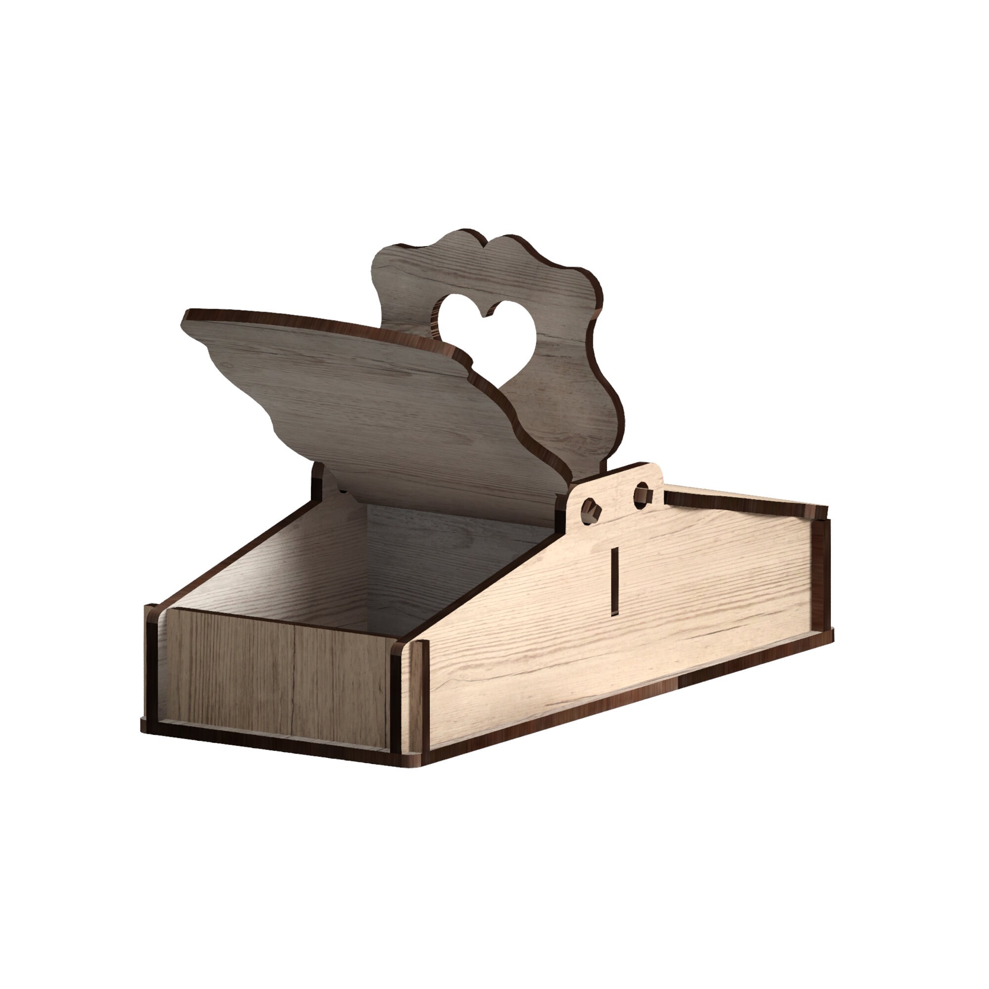 Tea Box With Lid Laser Cut Files Laser Cut Template Laser - Etsy