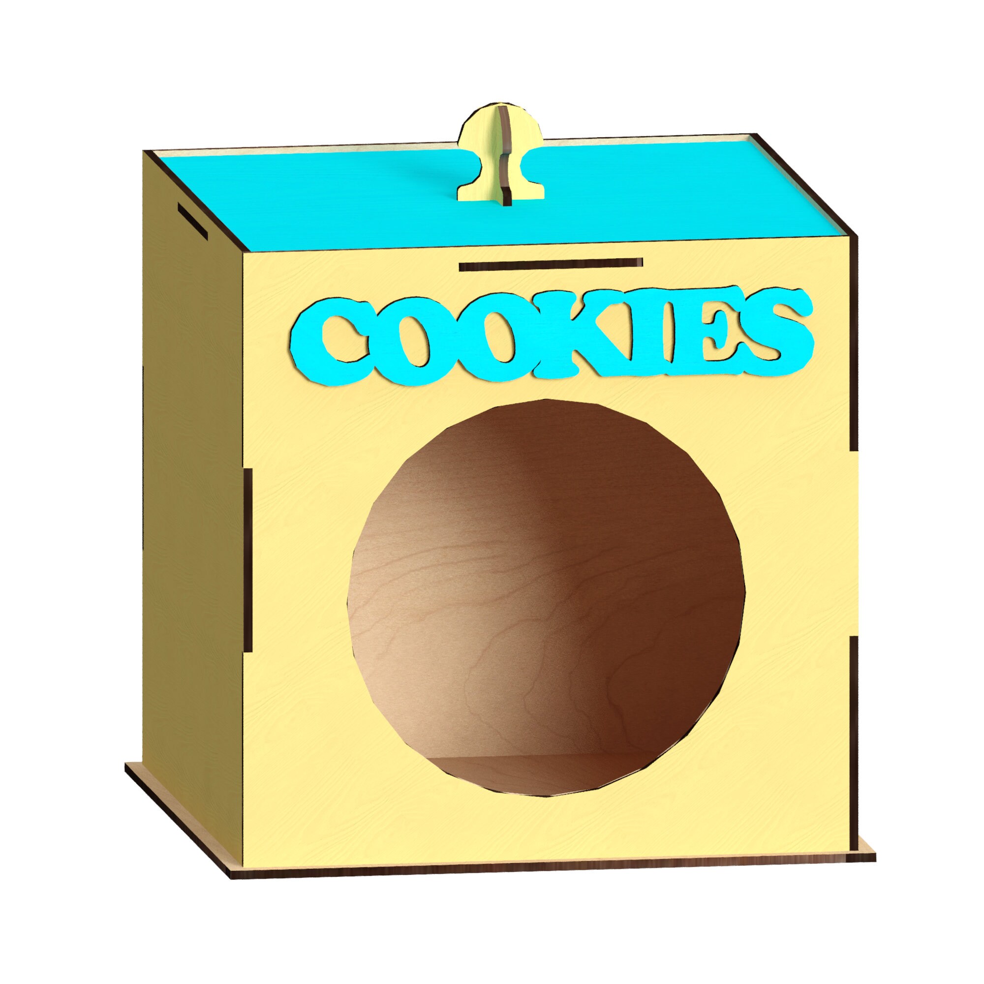 Vintage Cookies Boxlaser Cut Files Laser Cut Template | Etsy