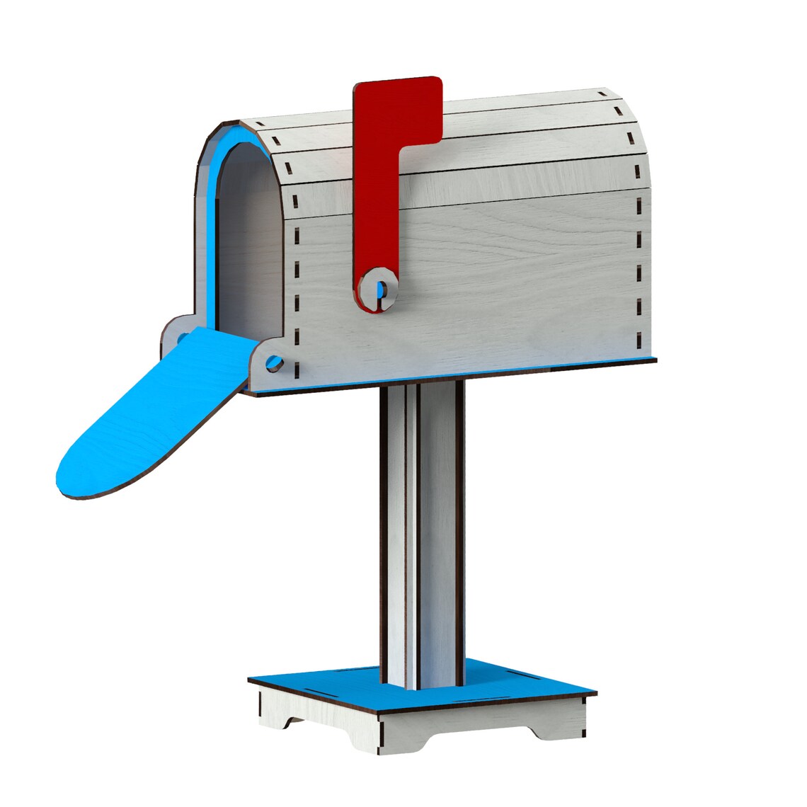 Mailbox Laser Cut Files, Vector Plans (digital Download) - Etsy Canada