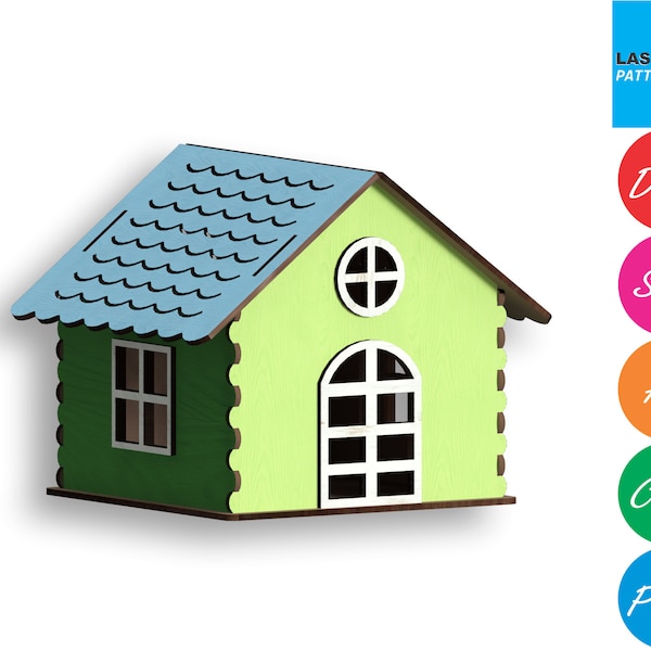 Laser Cut Cottage - Etsy