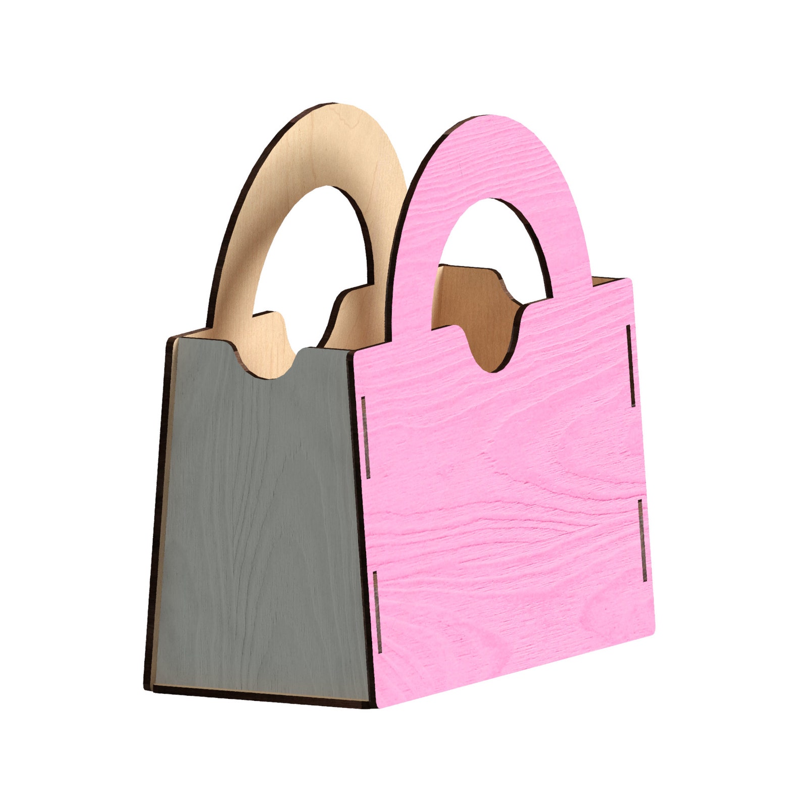 Box Bag, Pattern Vector for Laser Cutting Cnc,svg,laser Cut Template ...