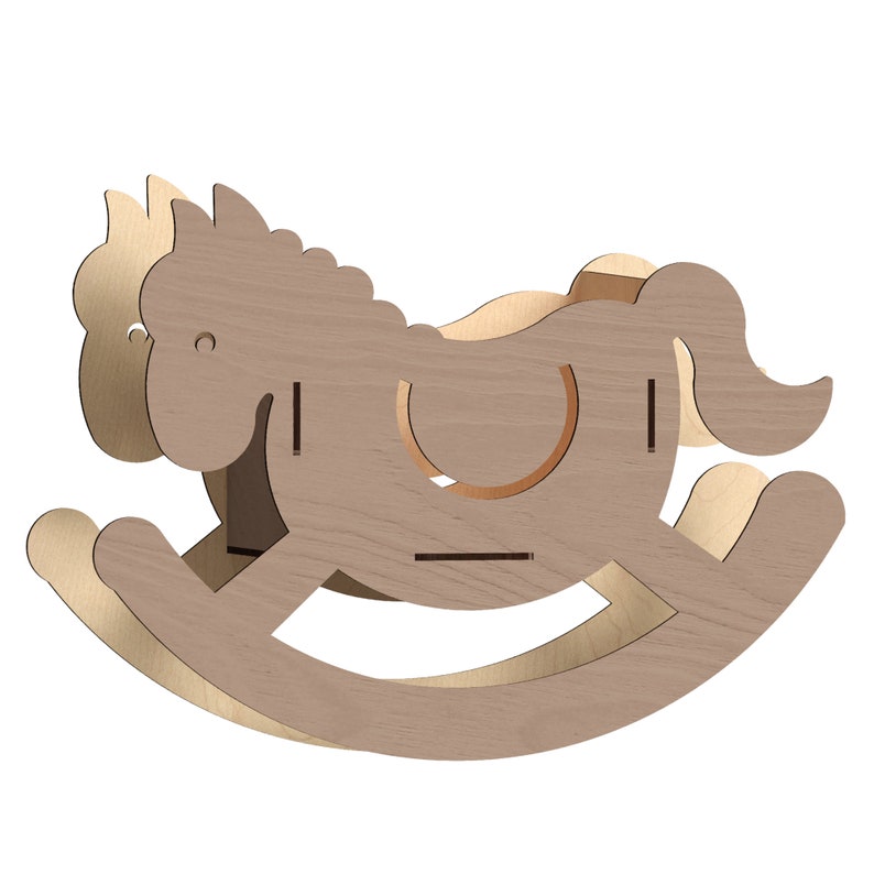 Rocking Horse Boxlaser Cut Files Laser Cut Template Vector - Etsy