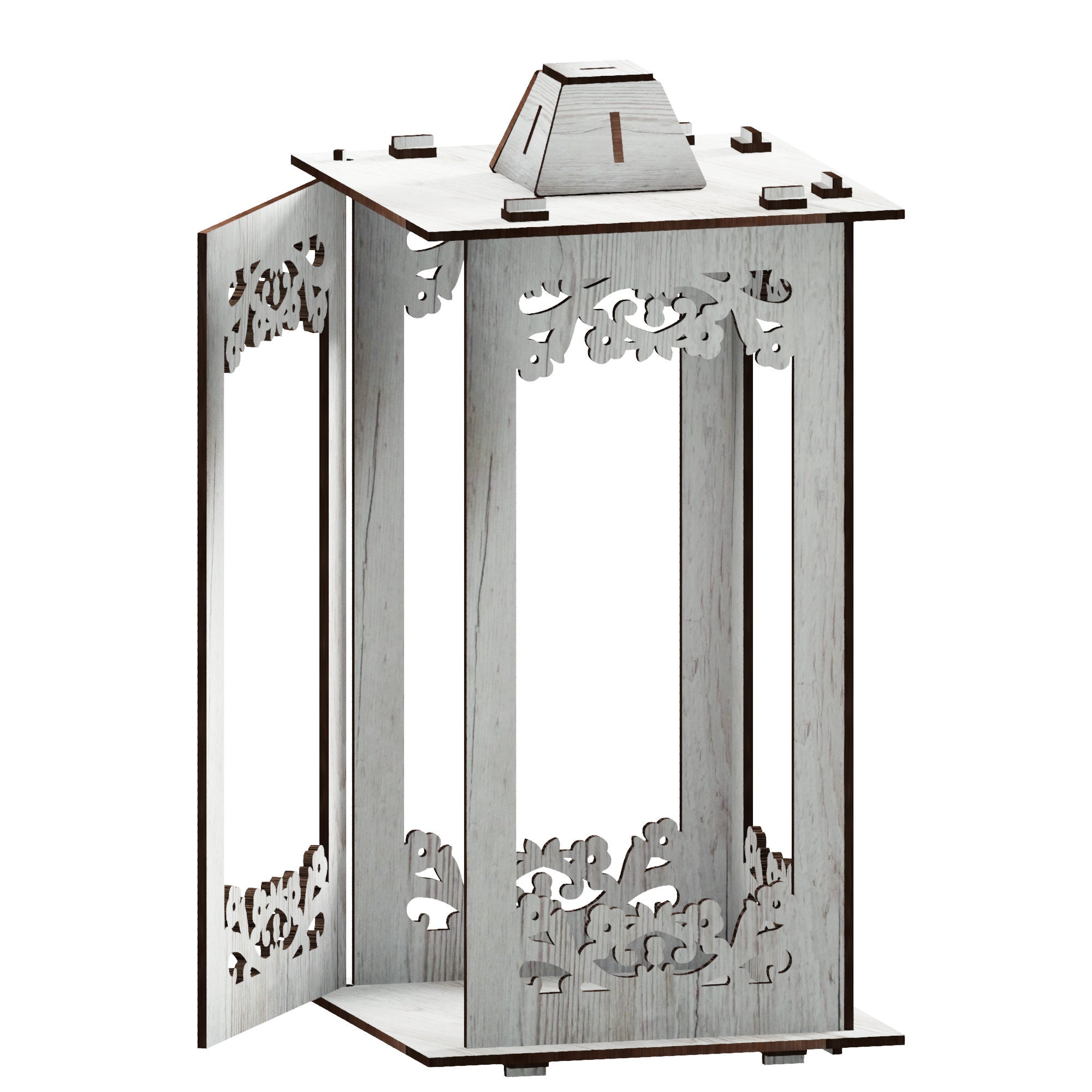 Candle Lantern Laser Cut Files: Svg+dxf+pdf+ai+cdr+eps (instant ...