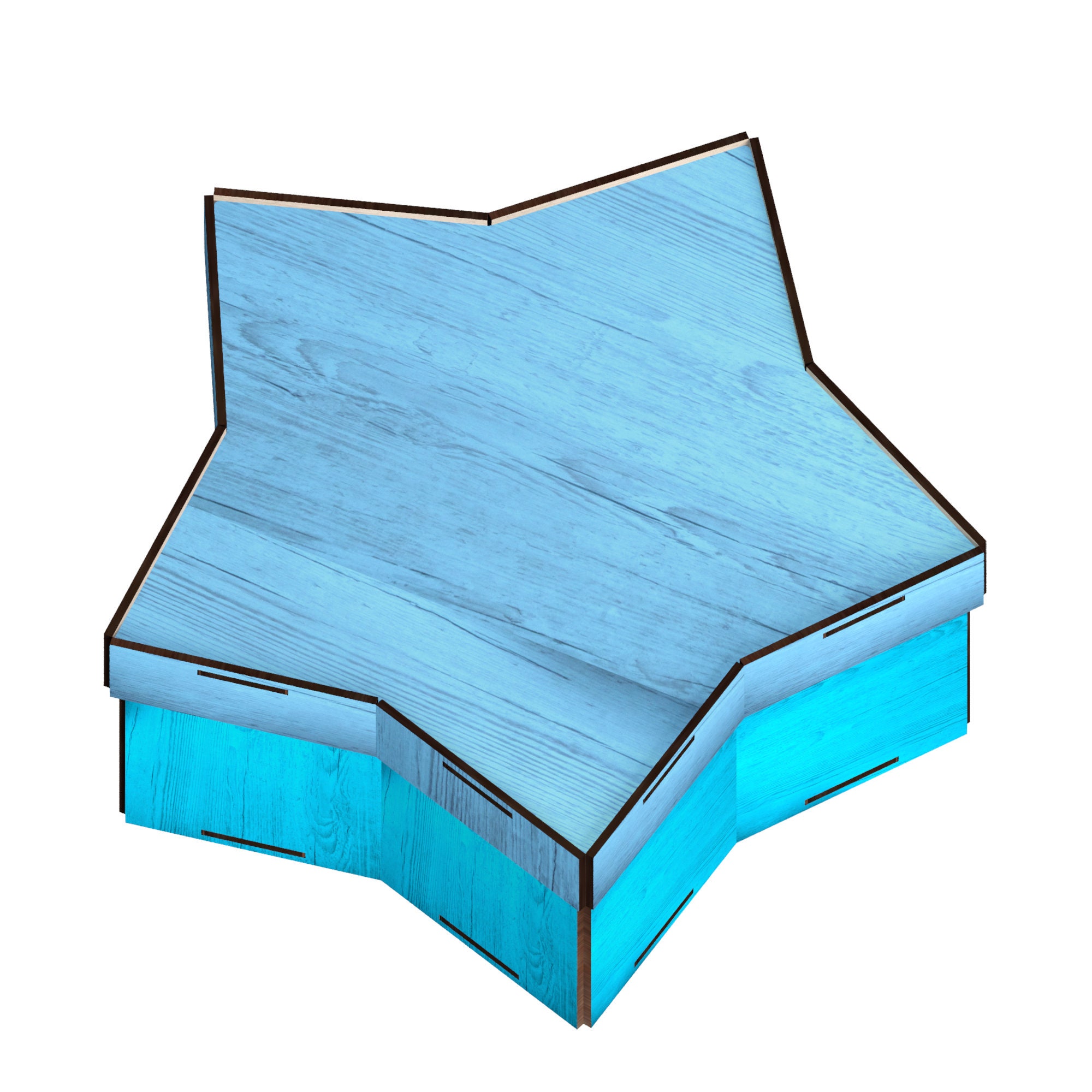 Star Box Laser Cut Files Laser Cut Template Laser Cut - Etsy