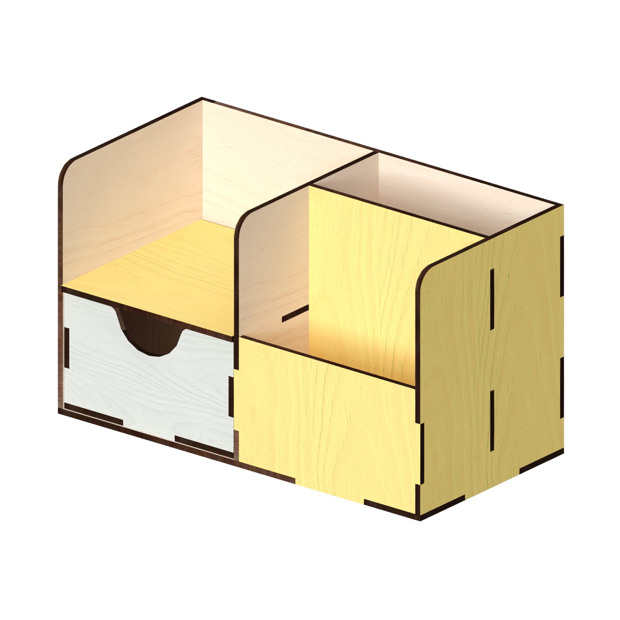 Pen Holder Laser Cut Files Svgdxfpdfaicdreps Laser | Etsy