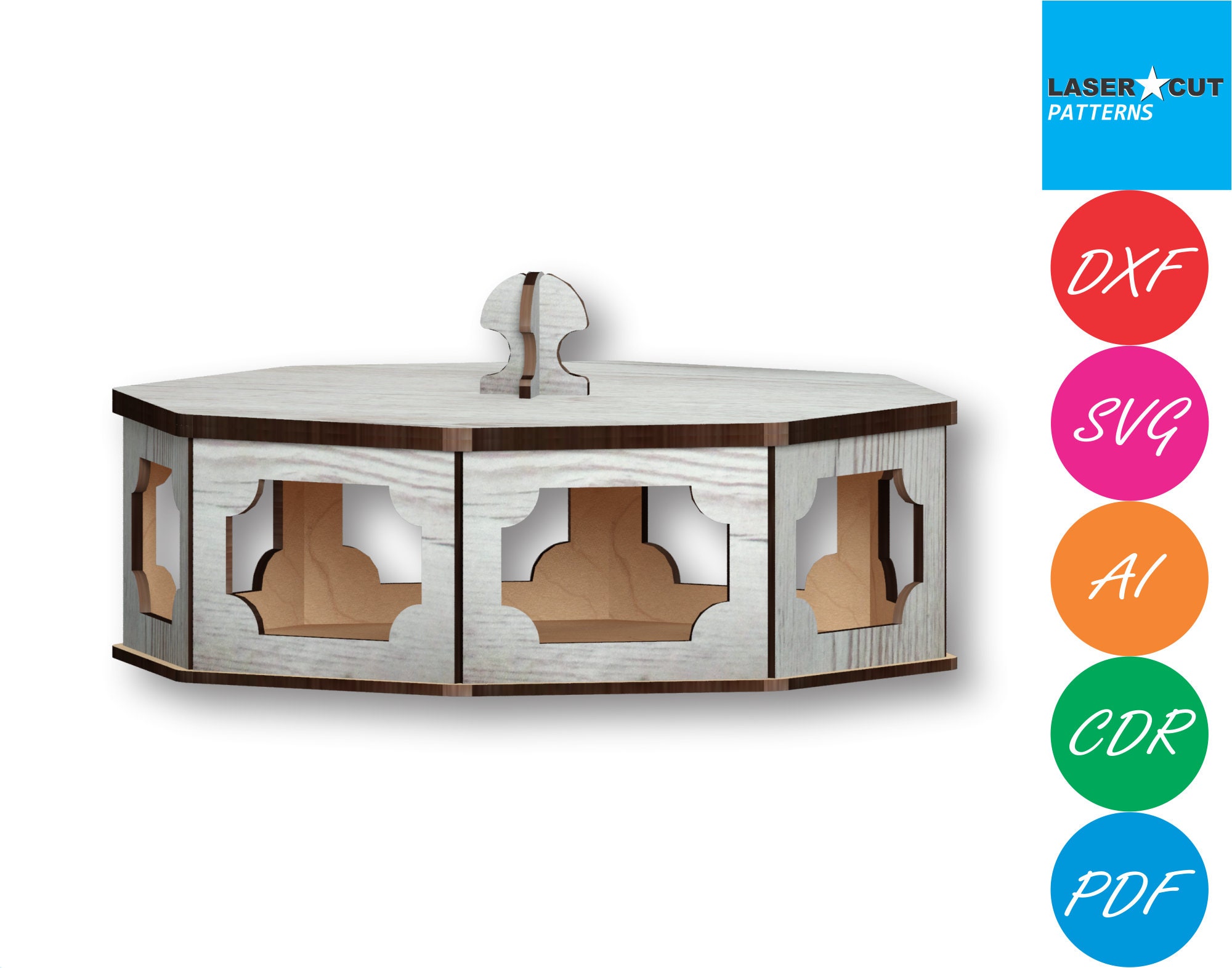 Box With Lid Laser Cut Files Laser Cut Template Laser Cut - Etsy