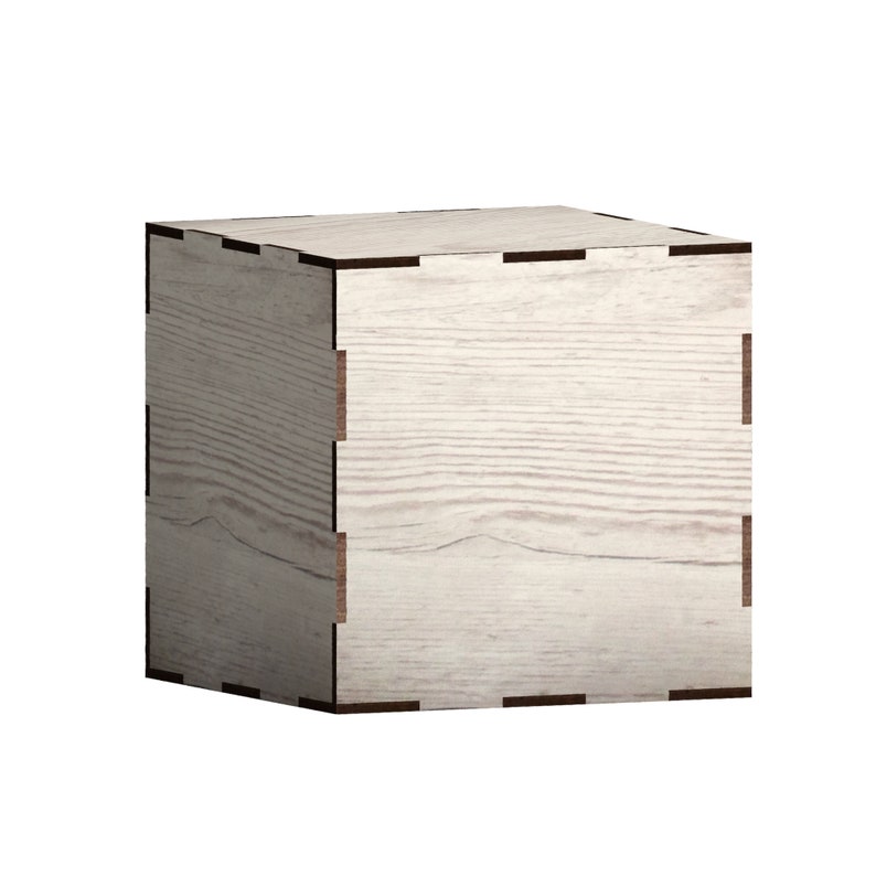 Cube 5x5x5 In Laser Cut Files Laser Cut Template Laser Cut - Etsy