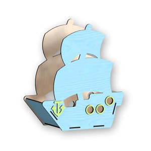 Ship Box,laser Cut Files, Laser Cut Template, Vector for Laser, Laser ...