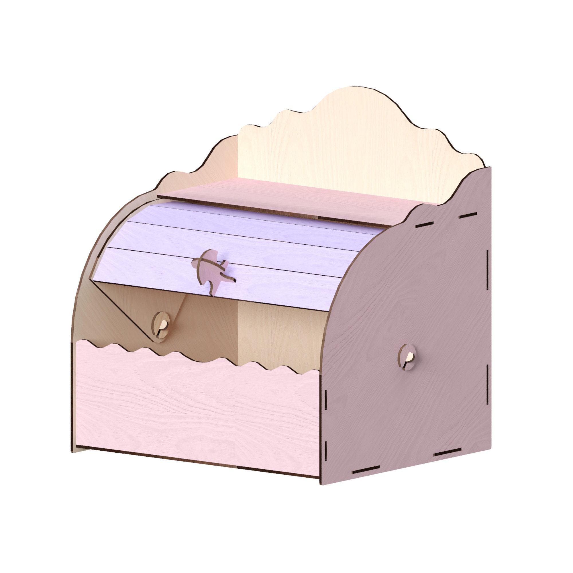 Breadbox Laser Cut Files Laser Cut Template Laser Cut | Etsy