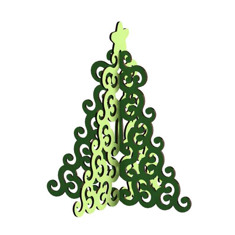Christmas Tree Laser Cut Files SvgDxfPdfAiCdrEps | Etsy