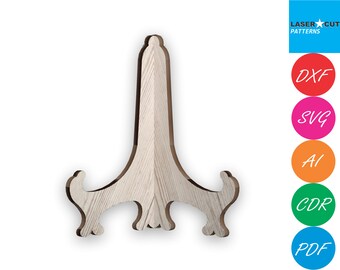 Plate Stand Template | Etsy