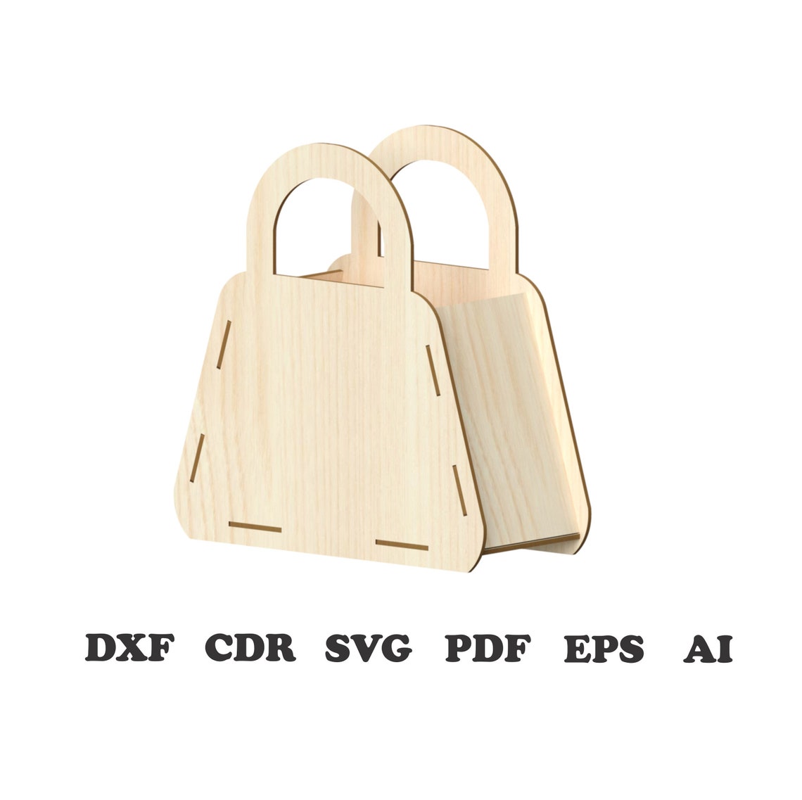 Handbag Laser Cut Files laser cut template laser cut | Etsy