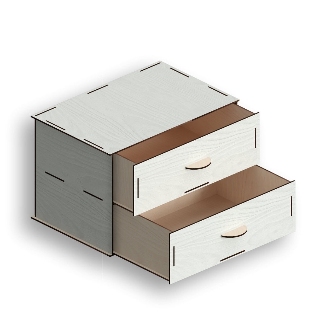 Drawer, Laser Cut Files - Svg+dxf+pdf+ai+cdr+eps - Laser Files ...