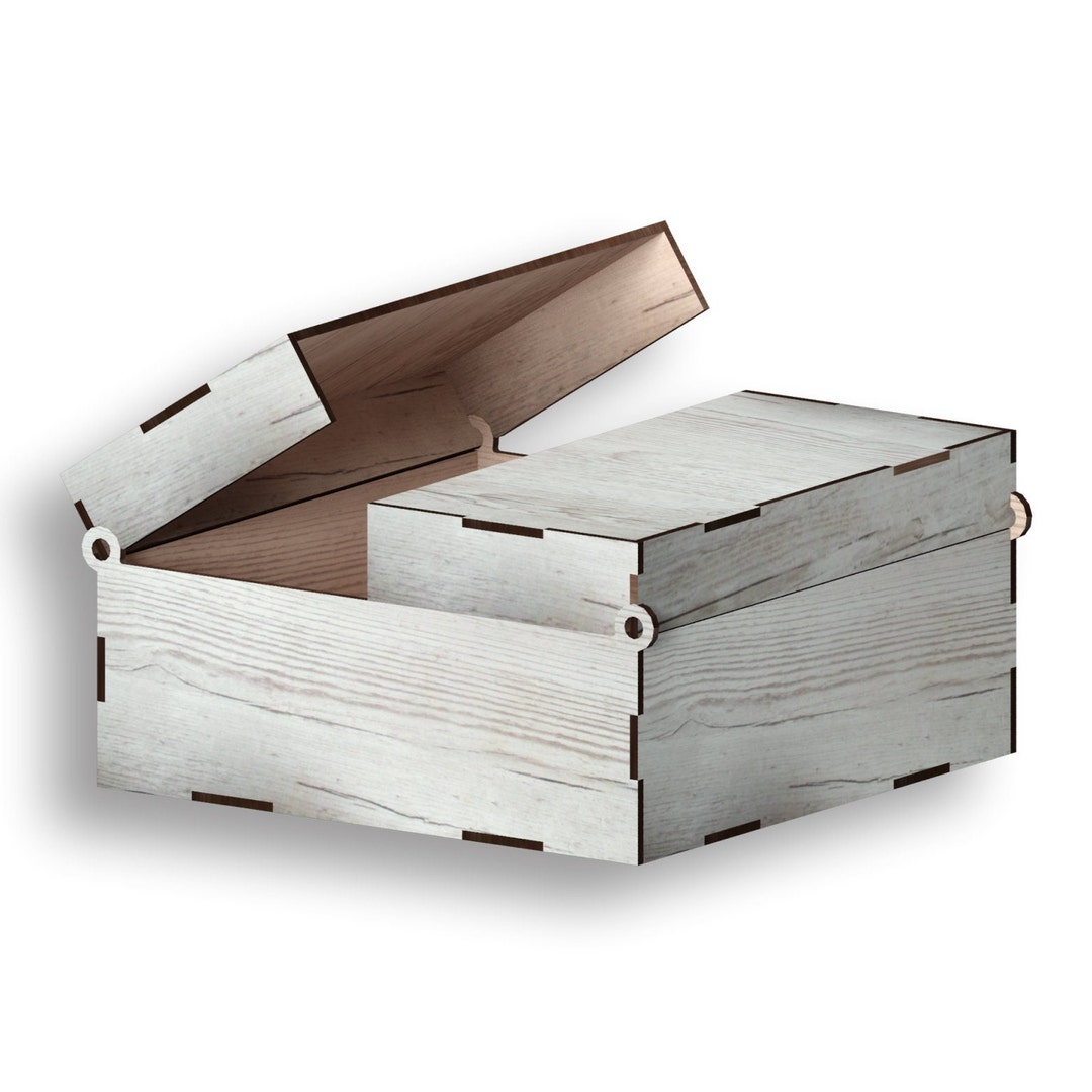 Box With Lids, Laser Cut Files, Laser Cut Template, Laser Cut Pattern ...