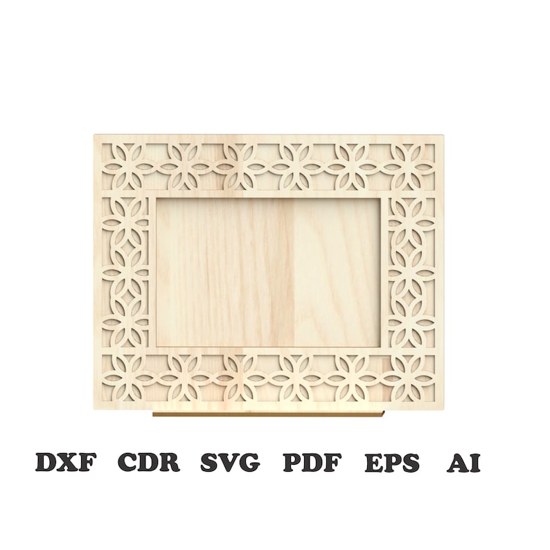Photo Frame Laser Cut Files SvgDxfPdfAiCdrEps laser | Etsy