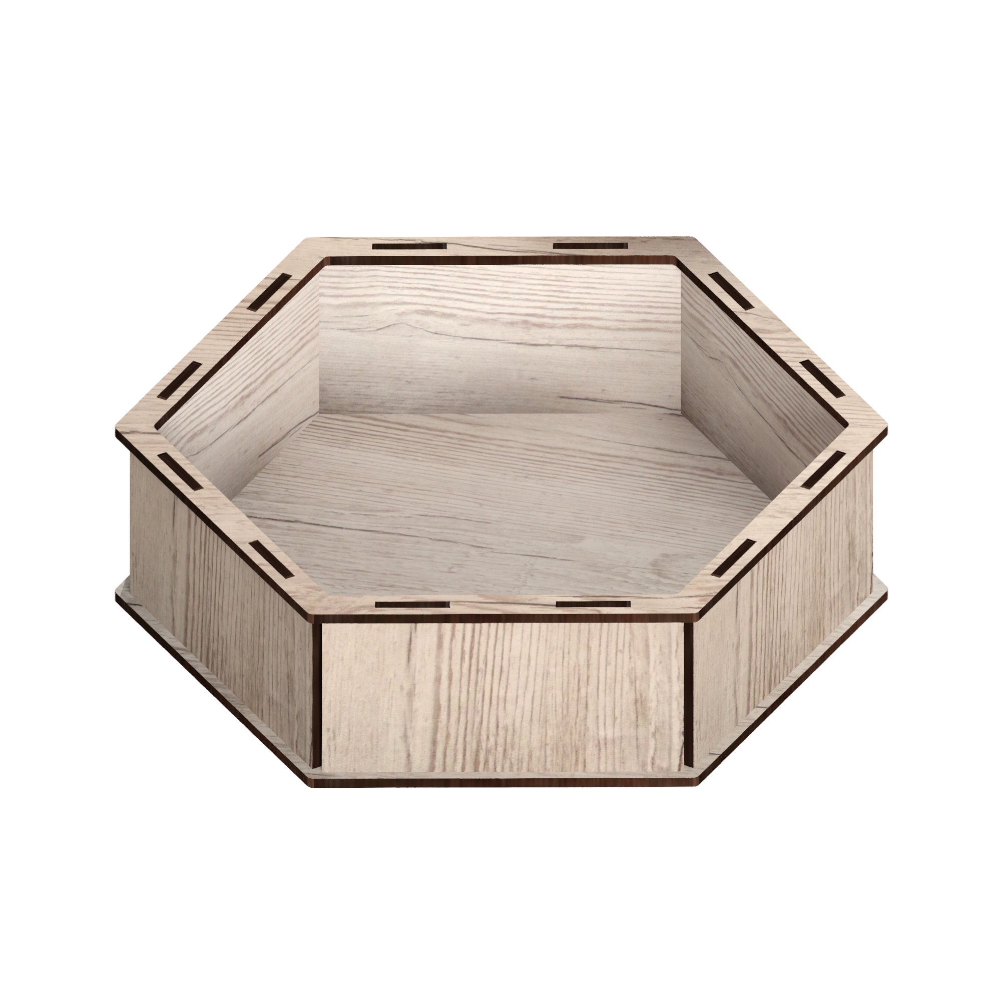 Hex Box Laser Cut Files Laser Cut Template Laser Cut - Etsy