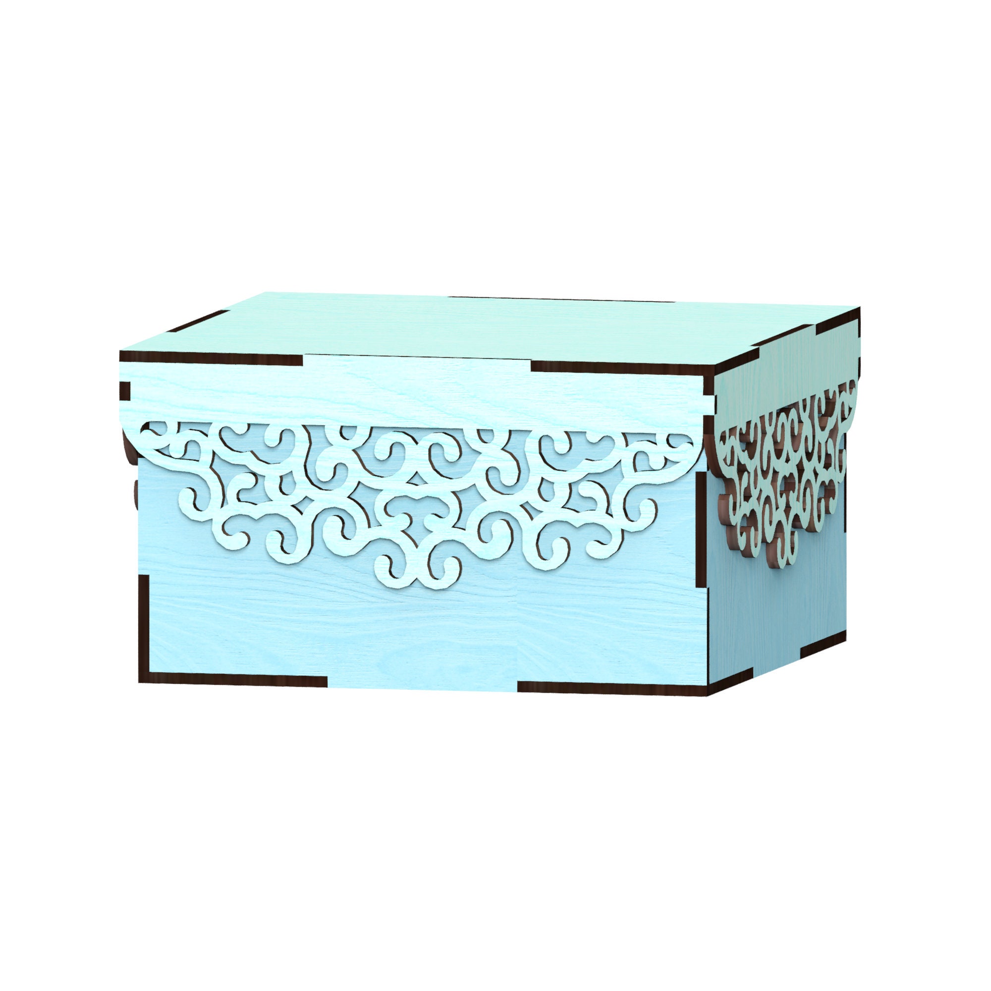 Box With Lid Laser Cut Files Laser Cut Template Laser Cut | Etsy