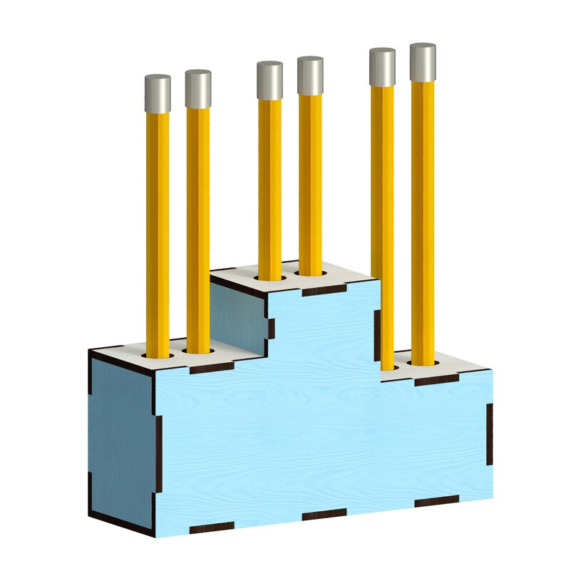 Podium Pen Holder Laser Cut Files Svgdxfpdfaicdreps | Etsy