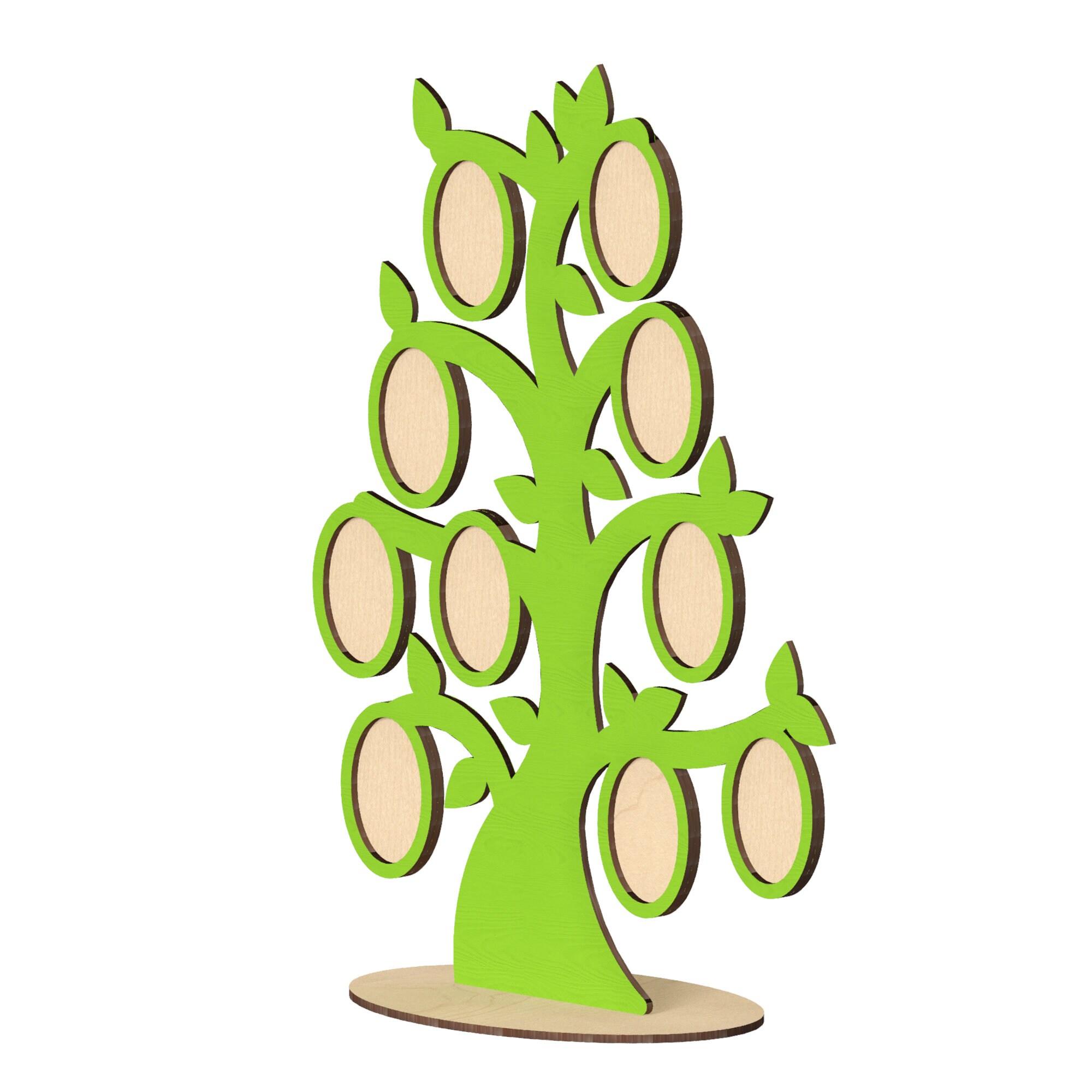 Family Tree Picture Frame Display Laser Cut Files | Etsy