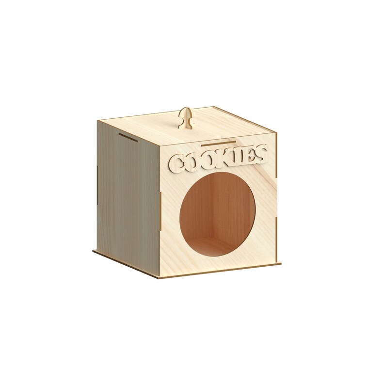 Vintage Cookies BoxLaser Cut Files laser cut template | Etsy