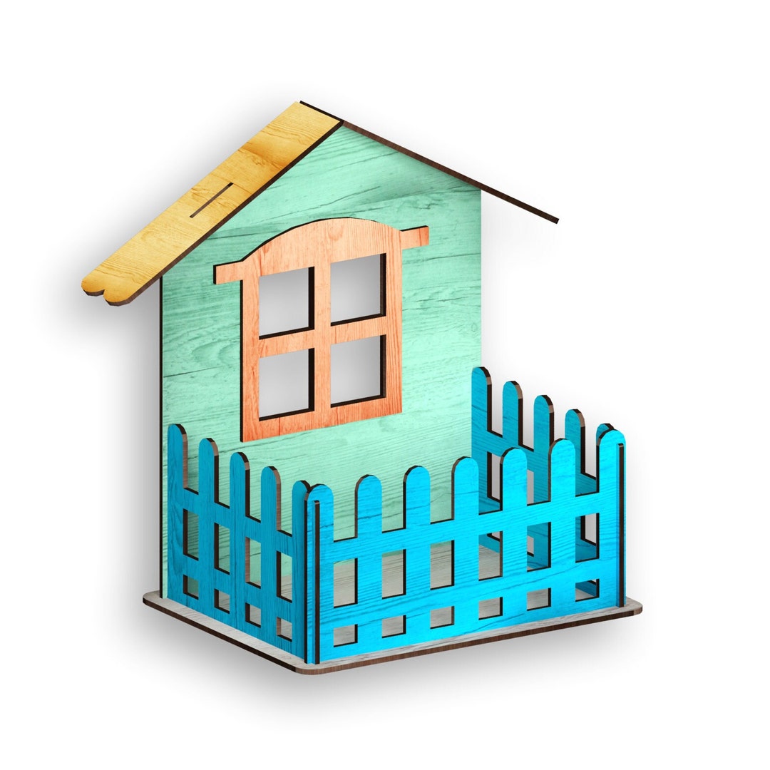 Flower Box, Laser Cut Files - Svg+dxf+pdf+ai+cdr+eps - Laser Files ...