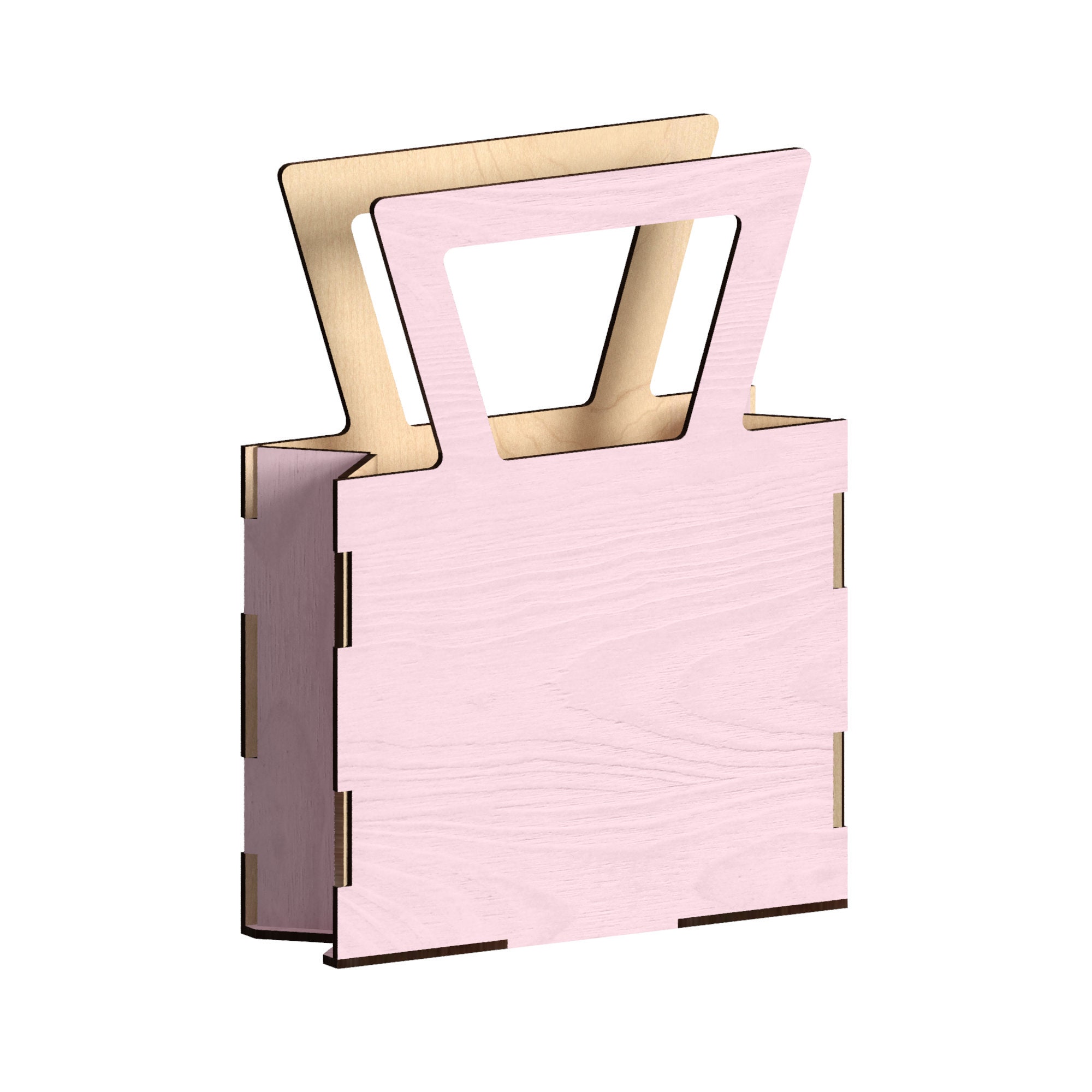 Shopping Bag Laser Cut Files laser cut template laser cut | Etsy