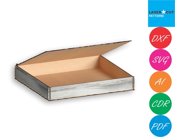 Large Box With Lid Laser Cut Files Laser Cut Template Laser | Etsy