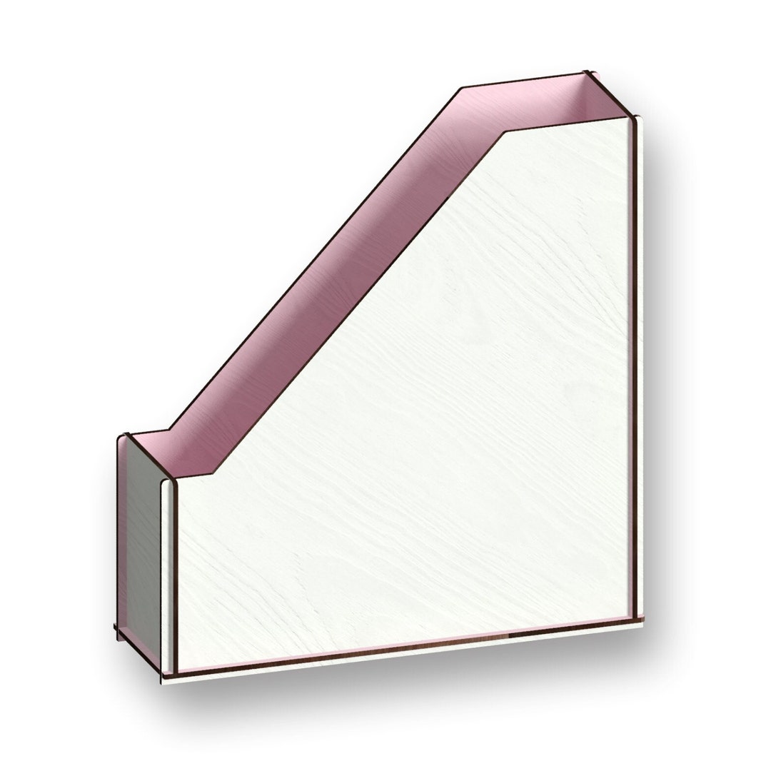 Magazine Holder, Laser Cut Files - Svg+dxf+pdf+ai+cdr+eps - Laser Files ...