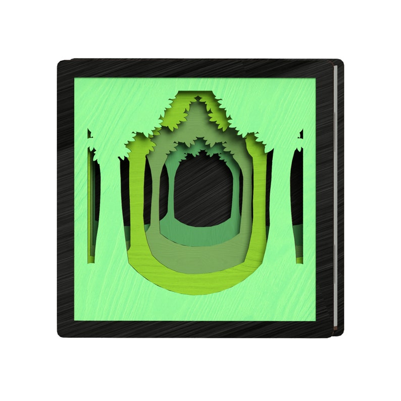 Light Box Tree Tunnel Laser Cut Files - Etsy