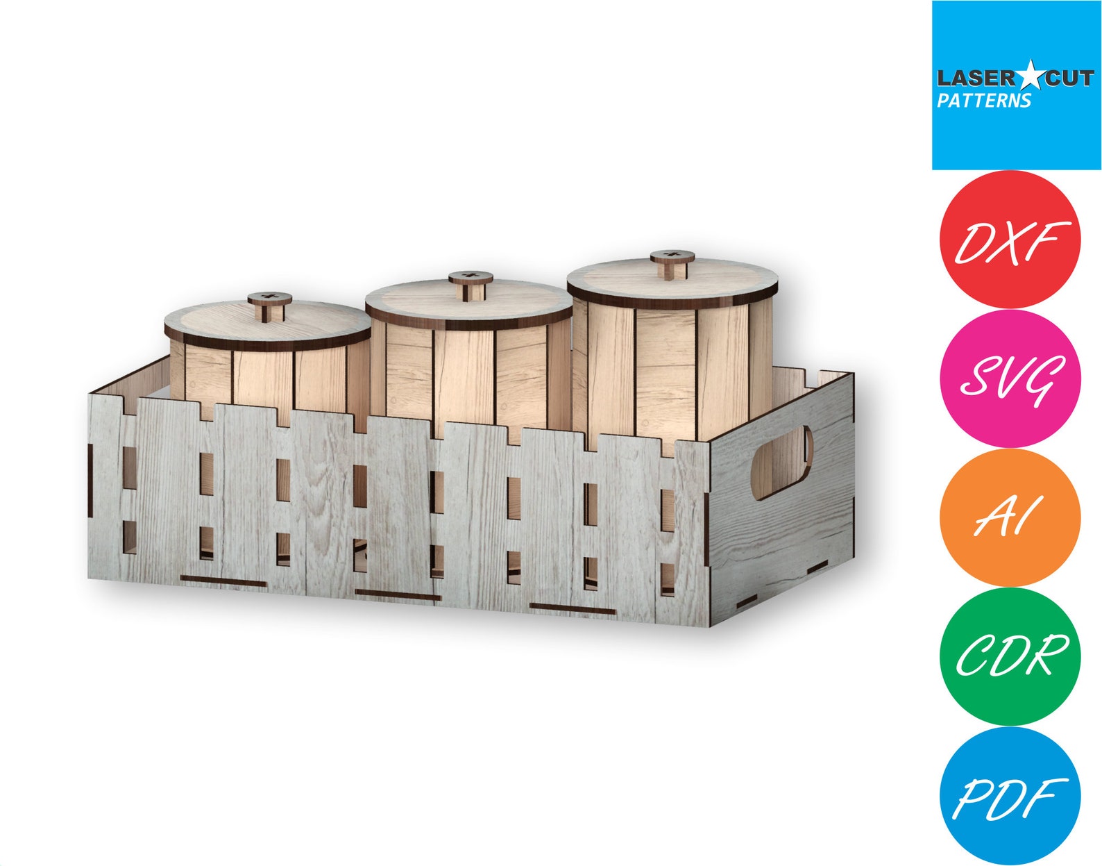 Tray and Boxeslaser Cut Files Laser Cut Template Vector for - Etsy