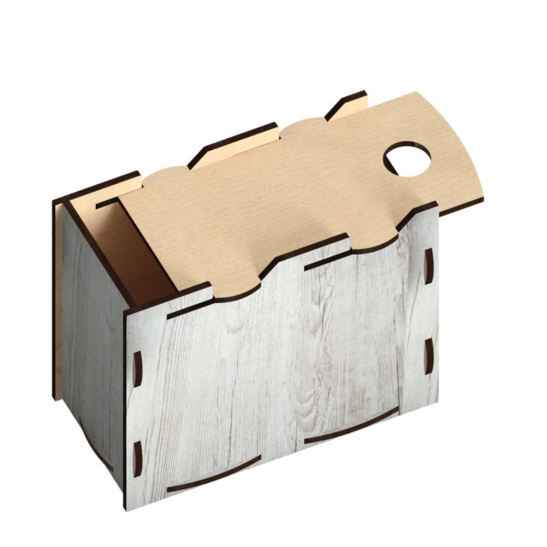 Box With Sliding Lid Laser Cut Files Laser Cut Template - Etsy