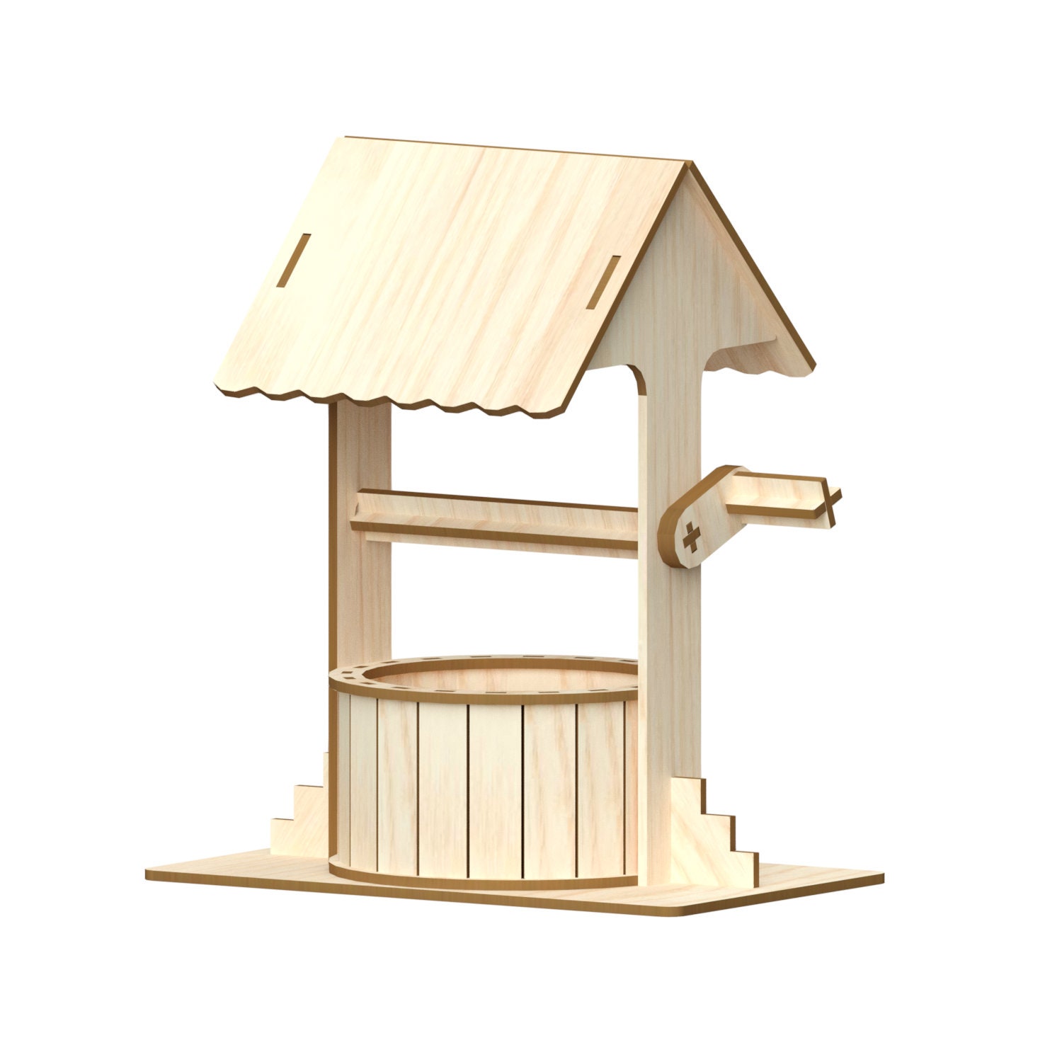 Well Centerpiece Laser Cut Files SvgDxfPdfAiCdrEps | Etsy