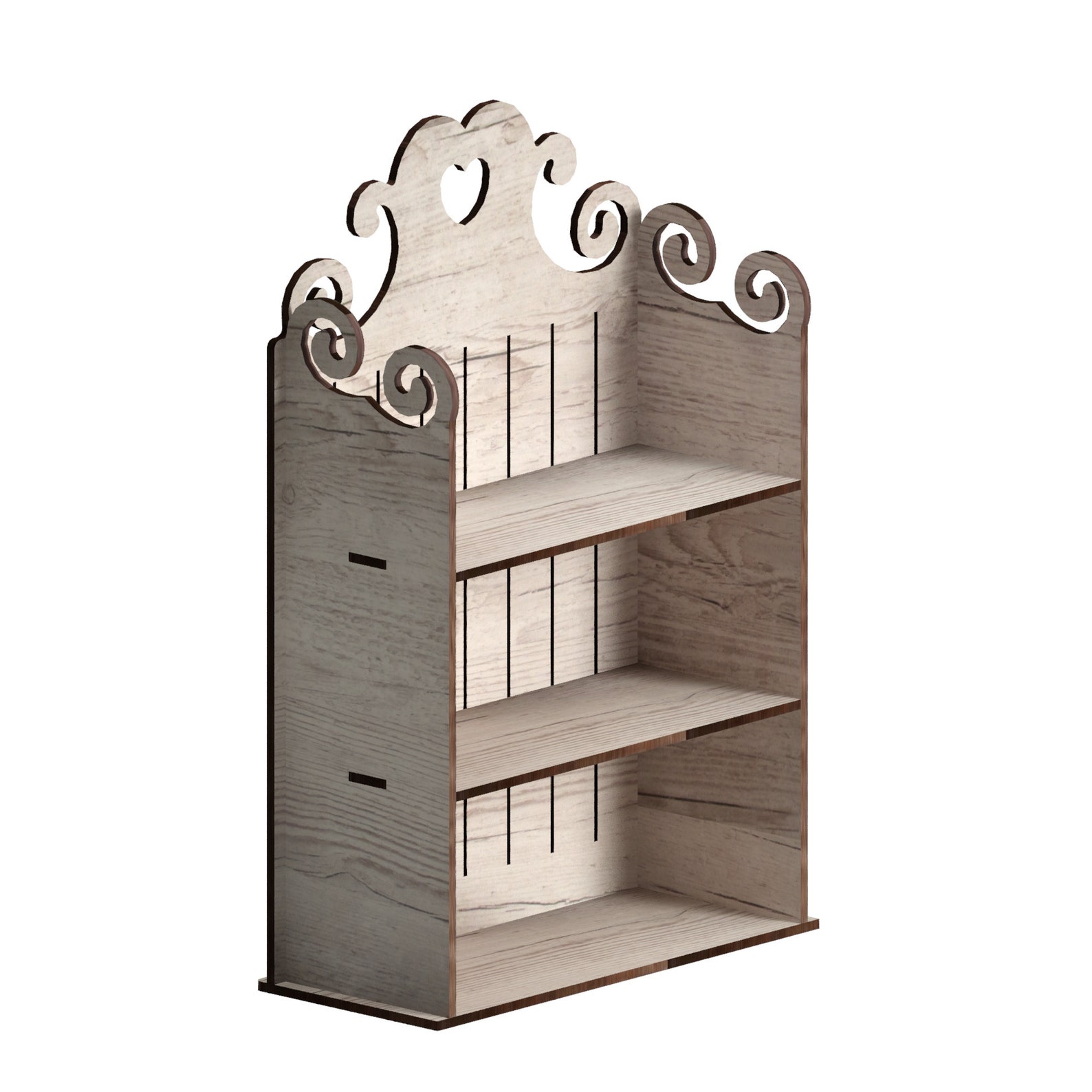 Vintage Shelflaser Cut Files Laser Cut Template Vector for | Etsy