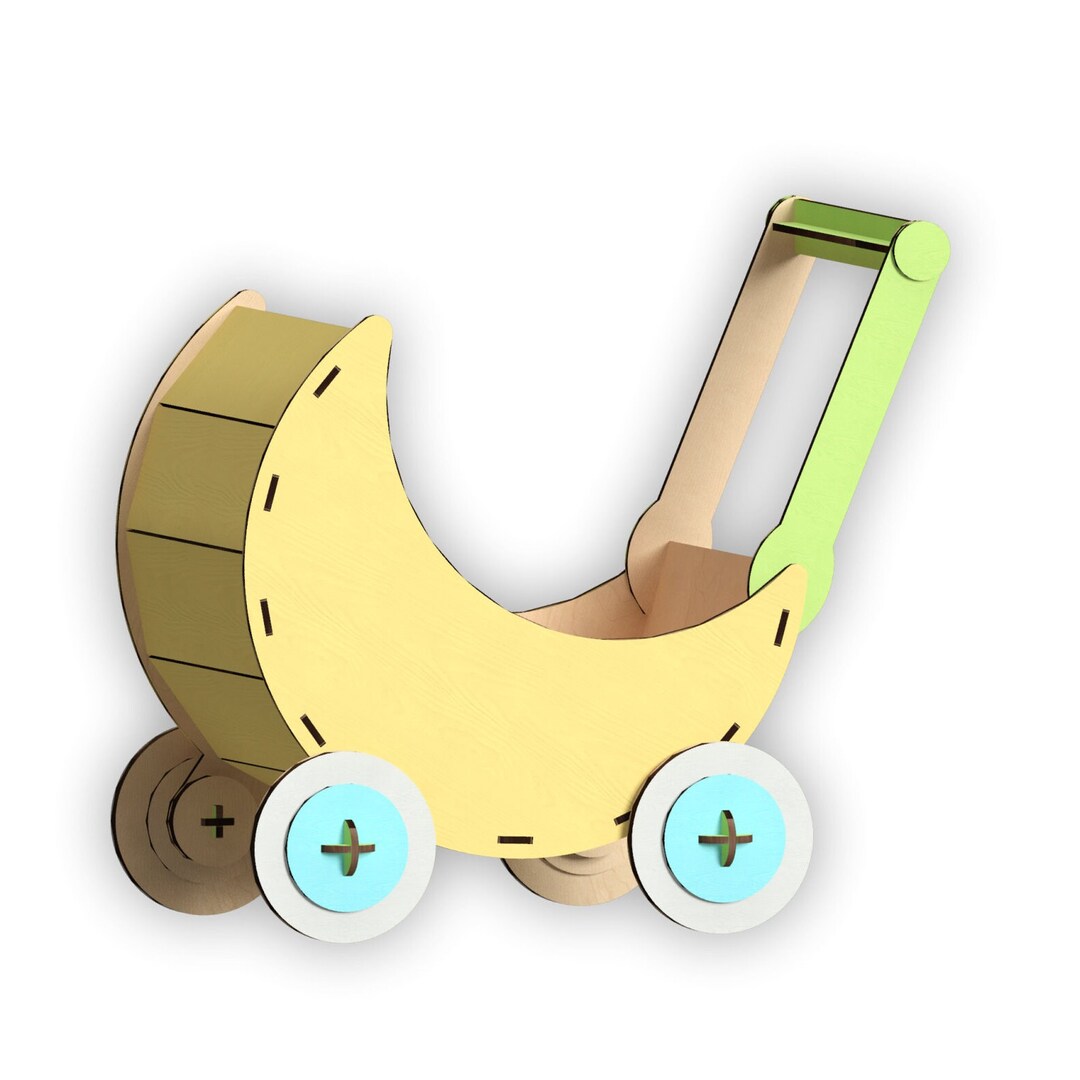 Pram, Laser Cut Files - Svg+dxf+pdf+ai+cdr+eps - Laser Files - Instant ...