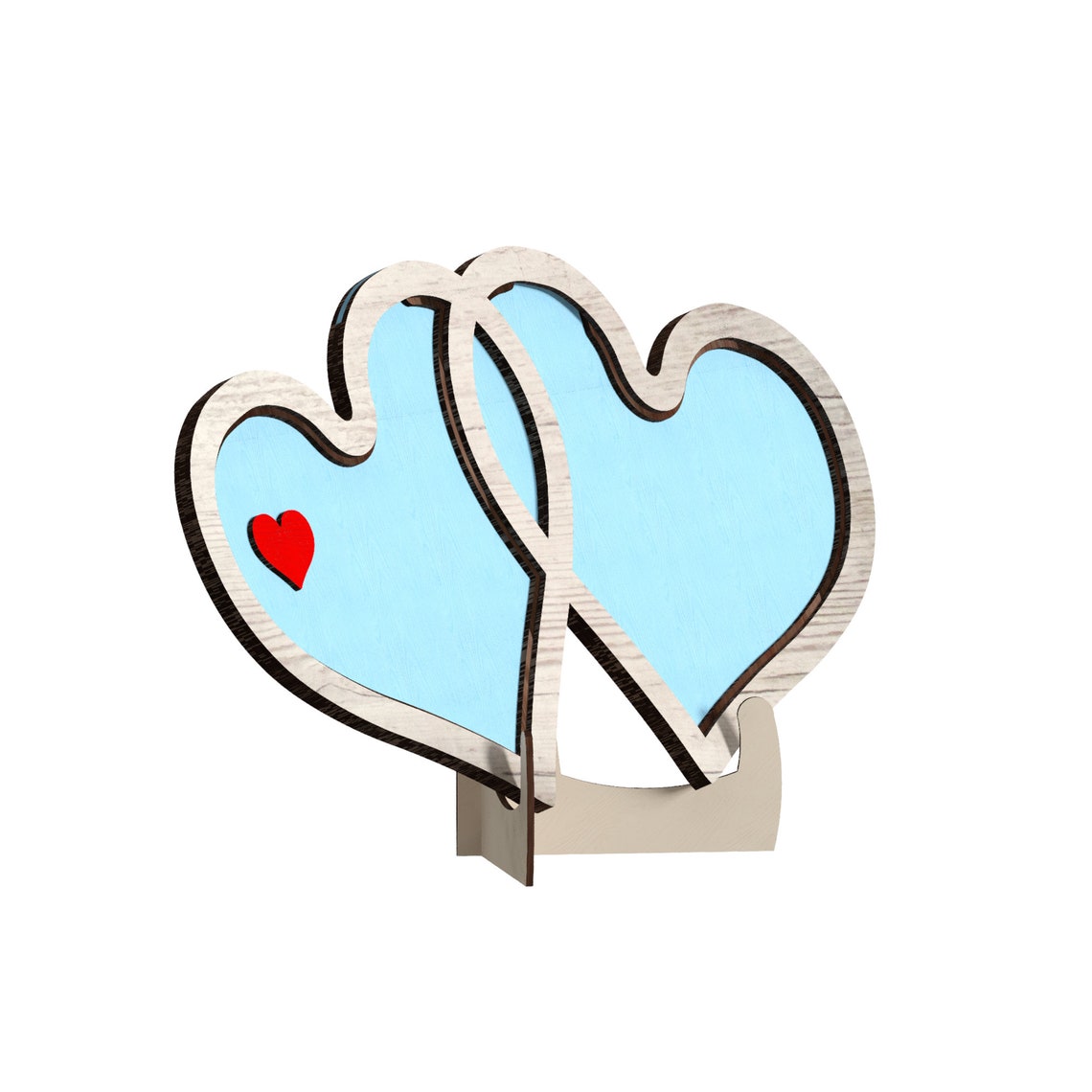 Wedding Heart Drop Box, Laser Cut Files - Svg+dxf+pdf+ai+cdr+eps ...