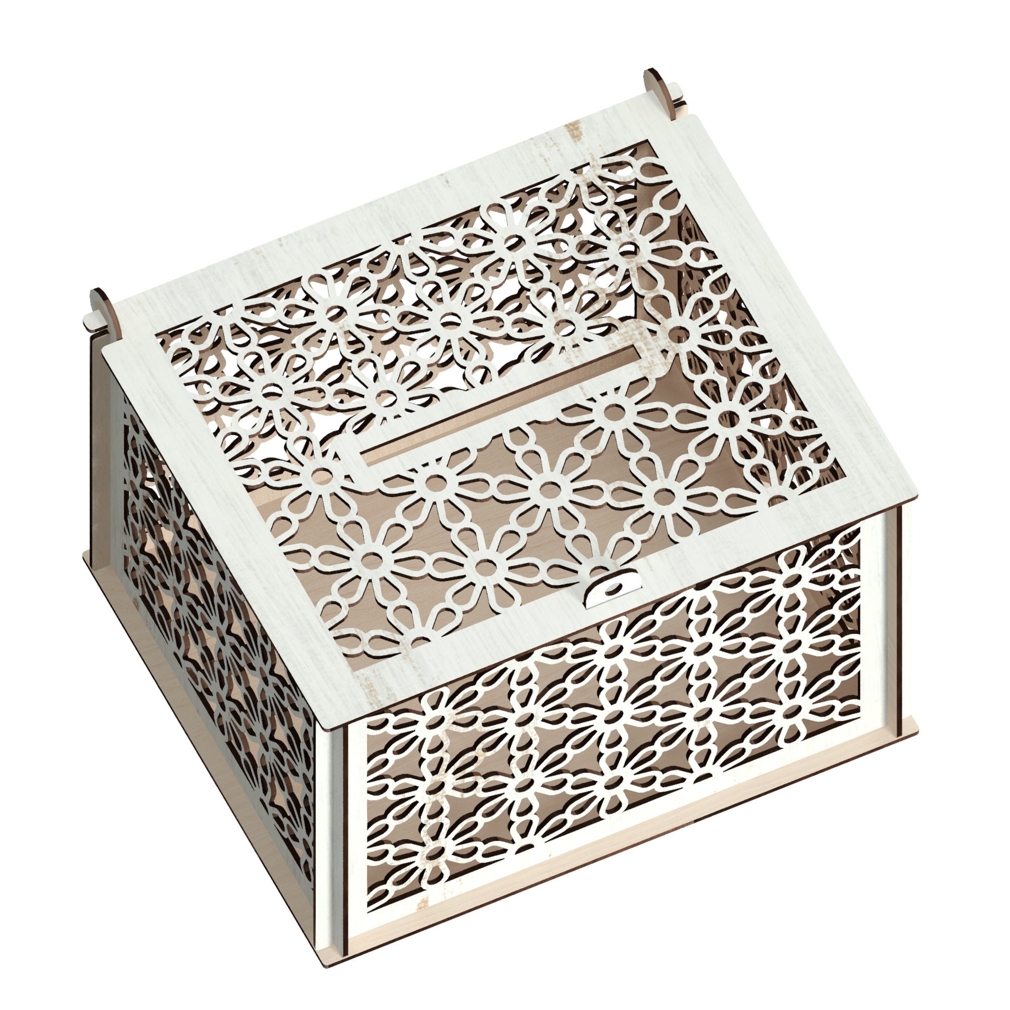 Wedding Card Box, Laser Cut Files - Svg+dxf+pdf+ai+cdr+eps - Laser ...