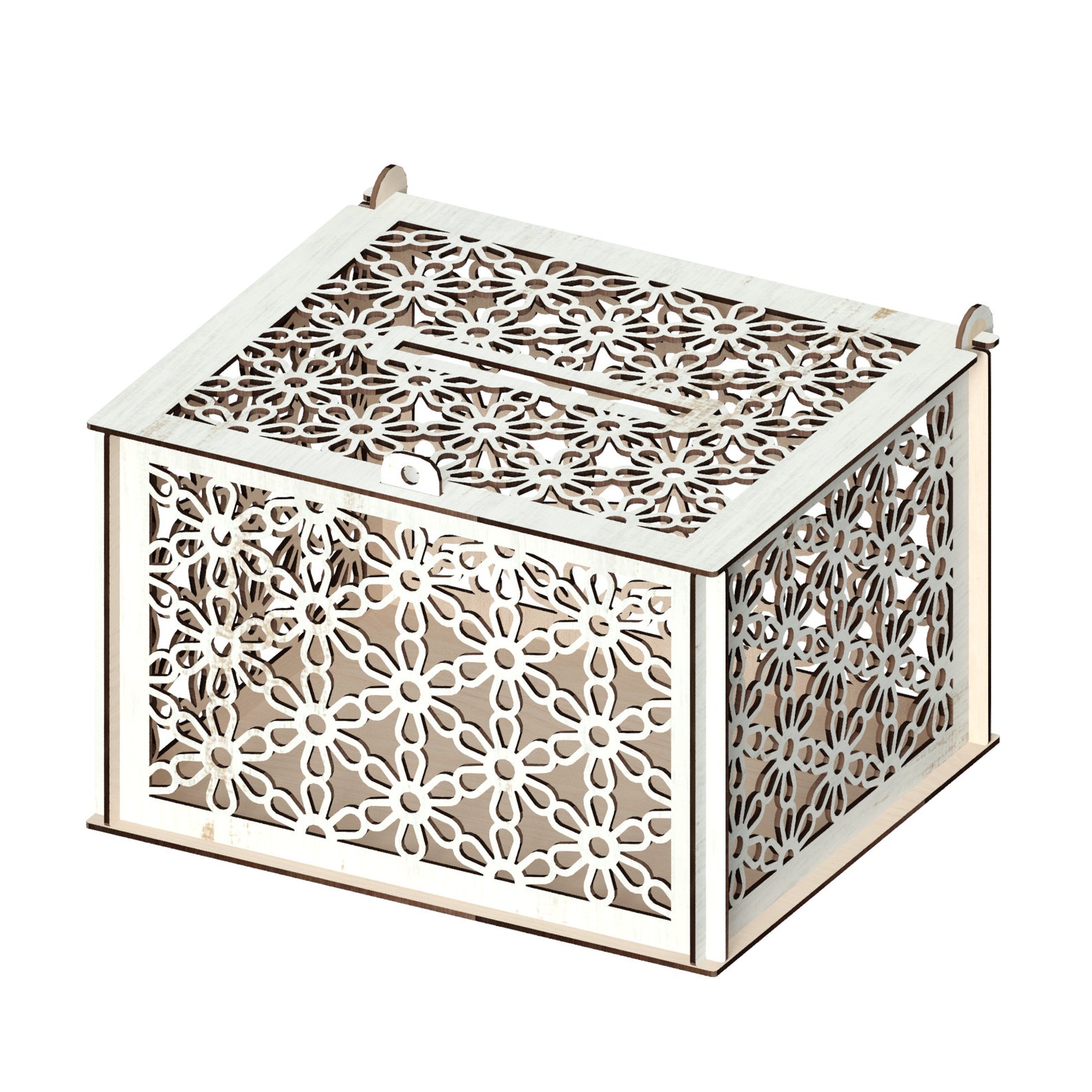 Wedding Card Box Laser Cut Files Svgdxfpdfaicdreps - Etsy