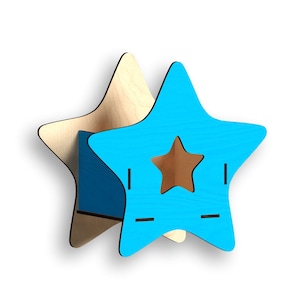 Star Box,laser Cut Files, Laser Cut Template, Vector for Laser, Laser ...