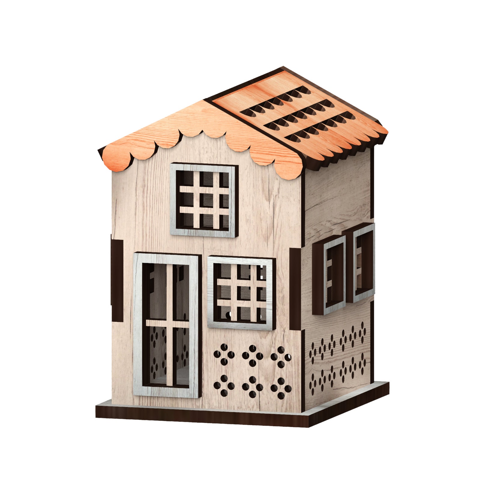 Small Nightlight House Laser Cut Files | Etsy