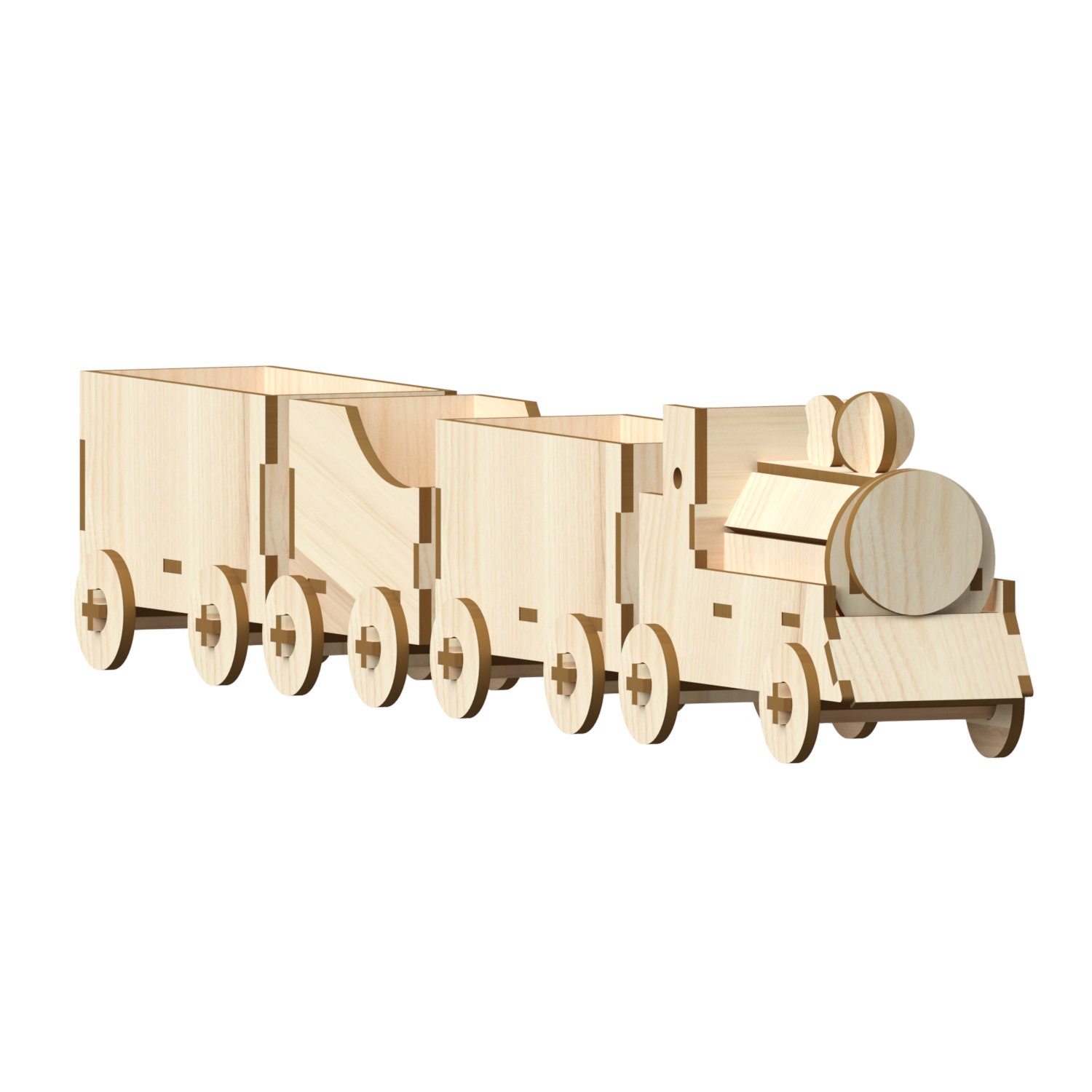 Little Train Laser Cut Files SvgDxfPdfAiCdrEps laser | Etsy