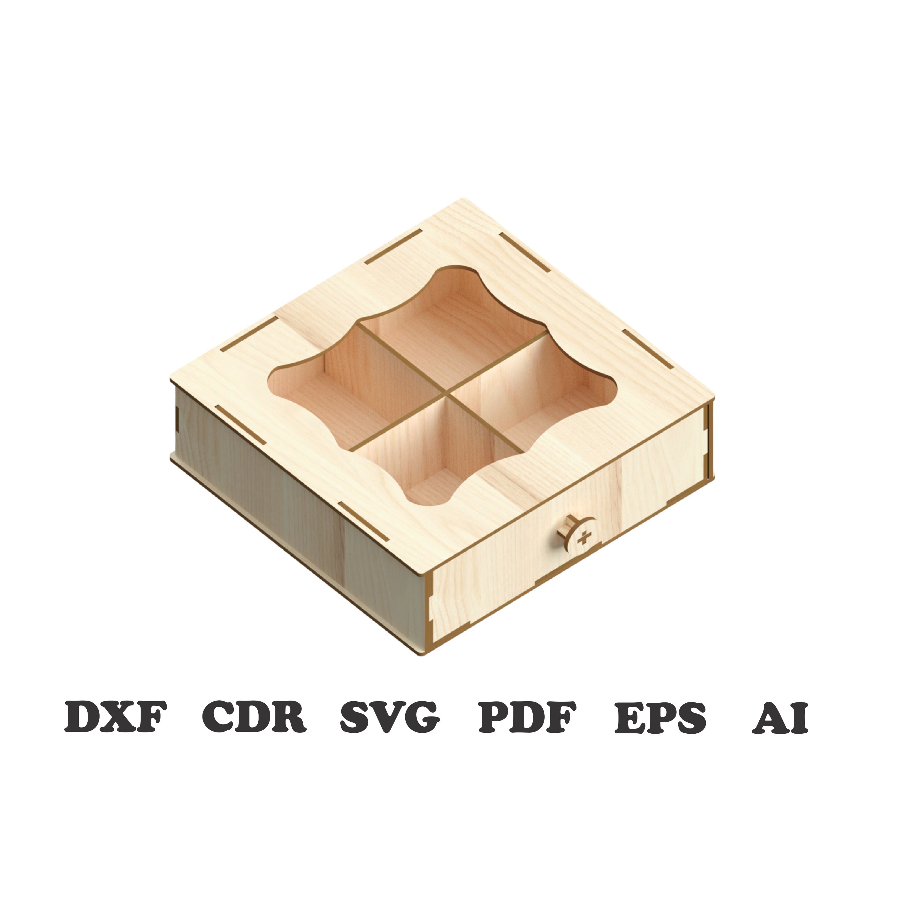 Drawer Box Laser Cut Files laser cut template laser cut | Etsy