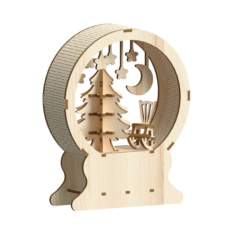 Snowball Christmas in Heaven Laser Cut Files | Etsy