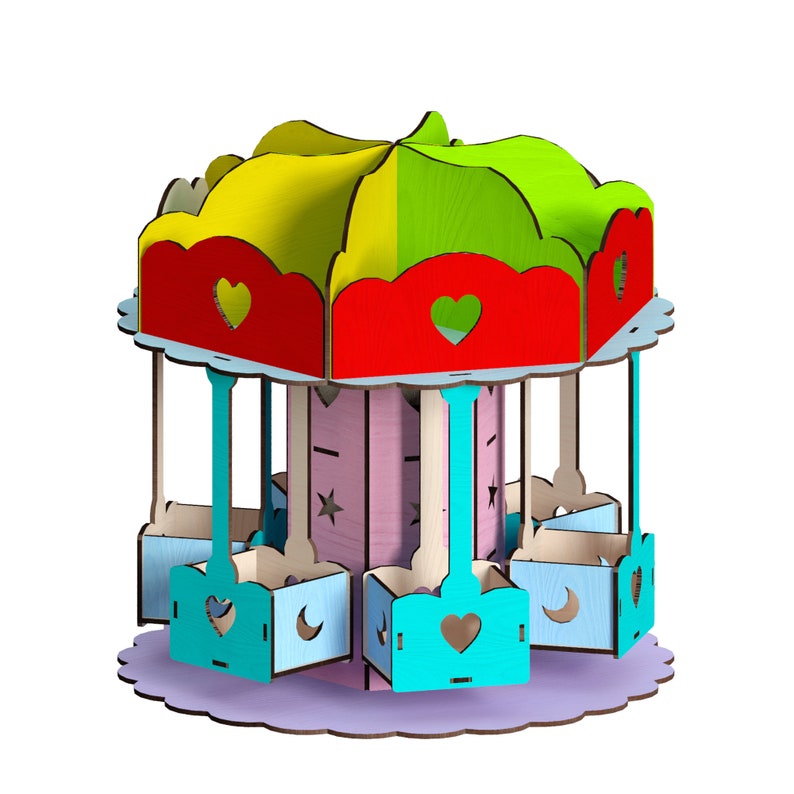 Candy Bar Carousellaser Cut Files Laser Cut Template Vector | Etsy