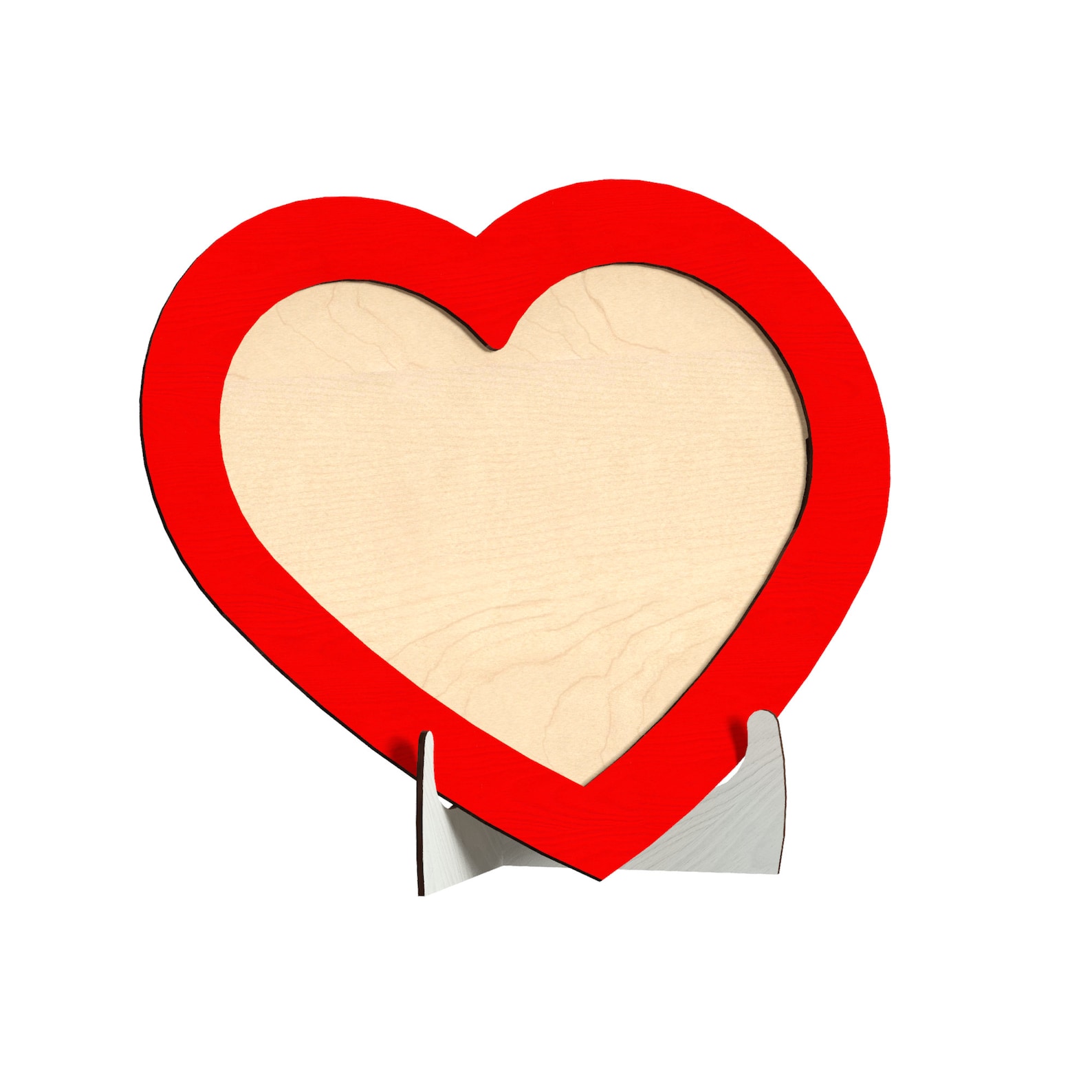 Heart Picture Frame Pattern Vector for Laser Cutting | Etsy