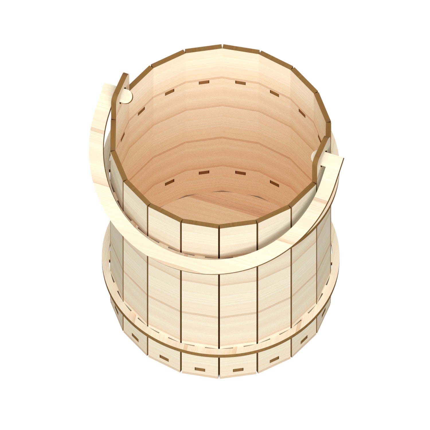 Little BucketLaser Cut Files SvgDxfPdfAiCdrEps laser | Etsy