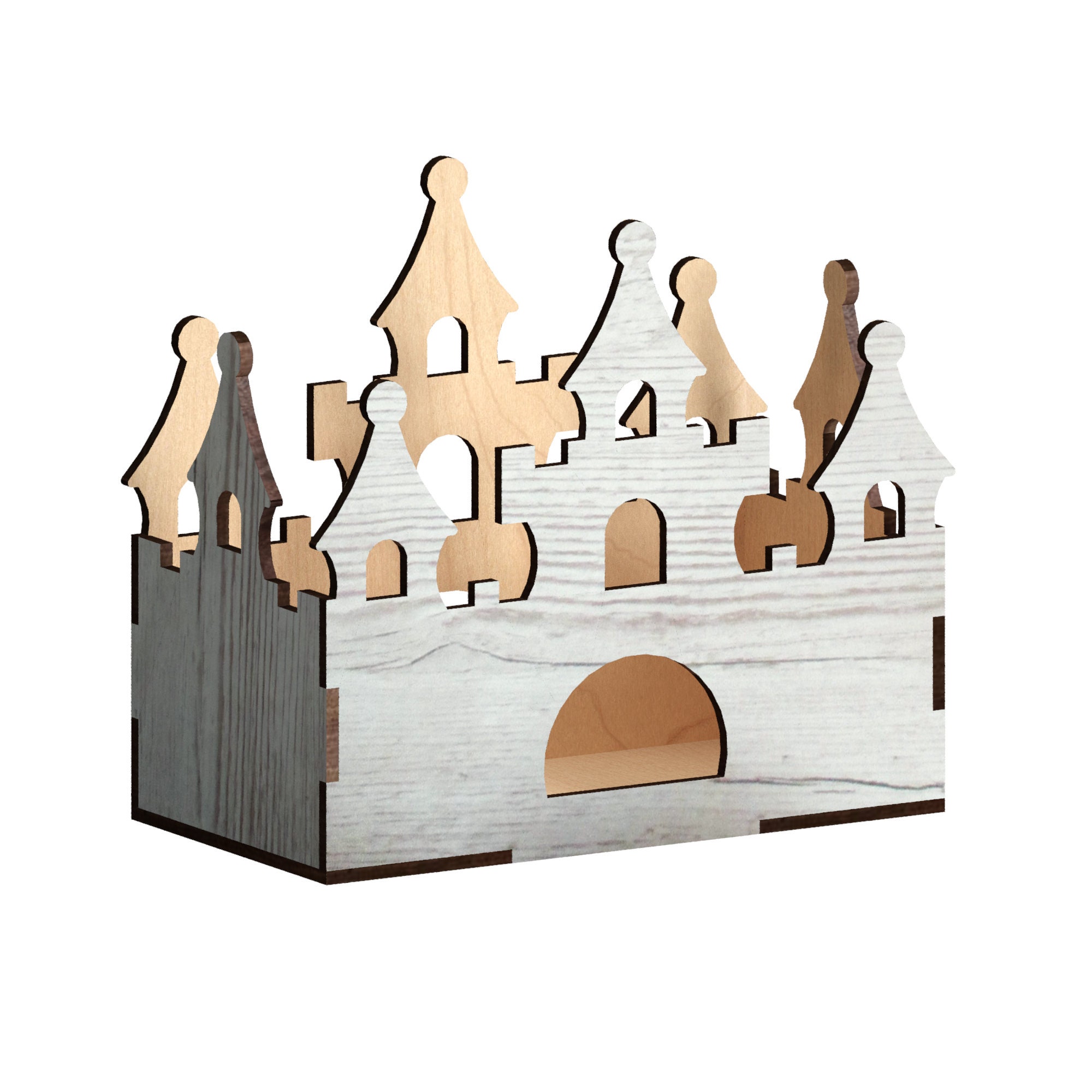 Castle Box Laser Cut Files Laser Cut Template Laser Cut - Etsy Canada