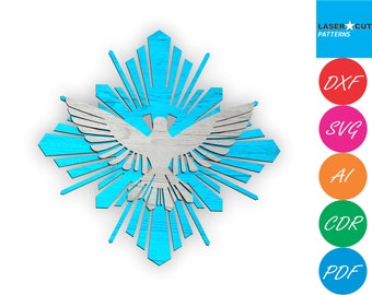 Holy Spirit Dxf - Etsy